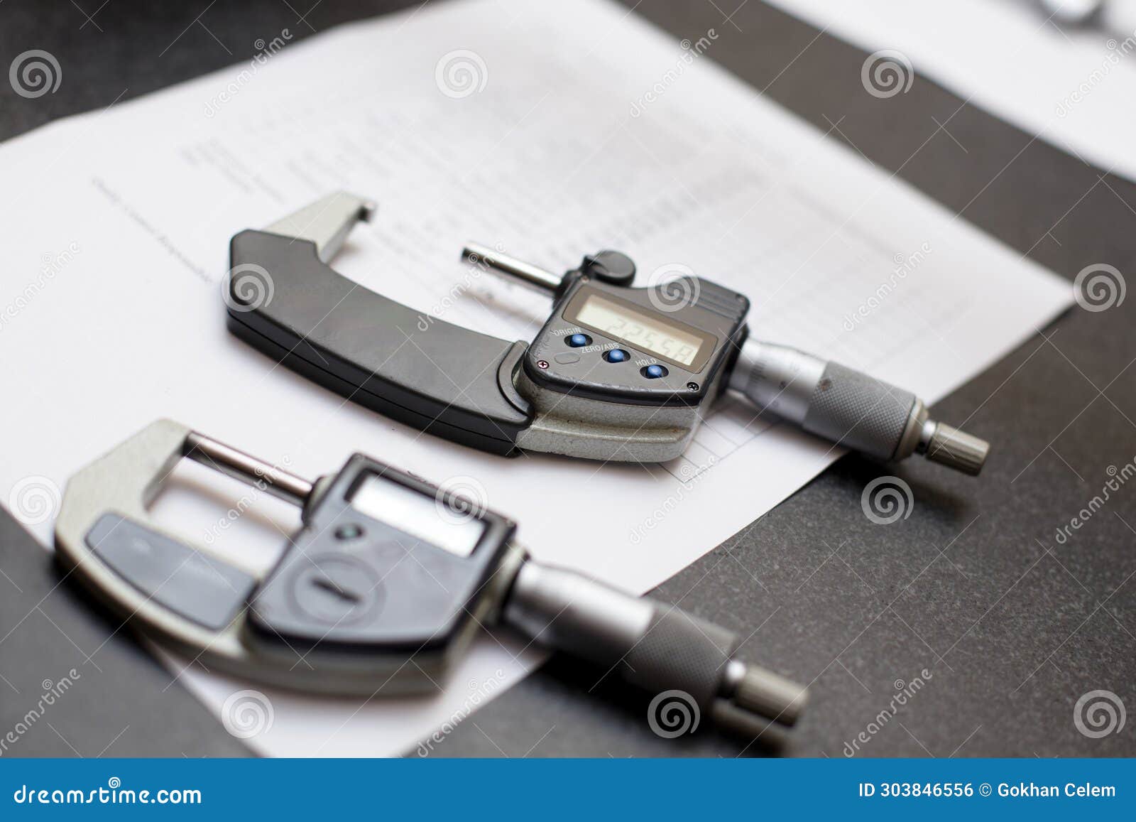 Technician Inspector Using Quality Control Tools in Industry ...