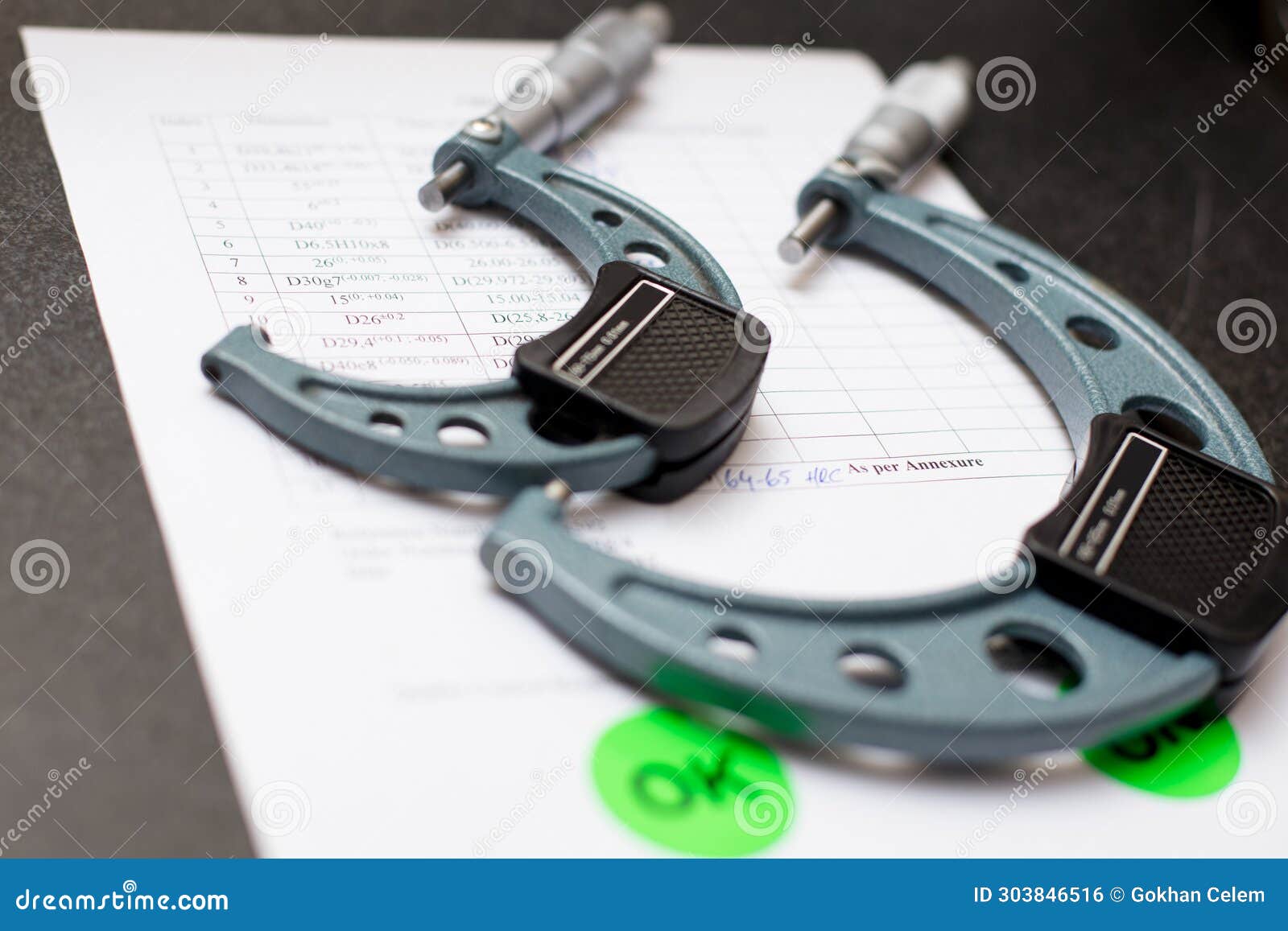 Technician Inspector Using Quality Control Tools in Industry ...