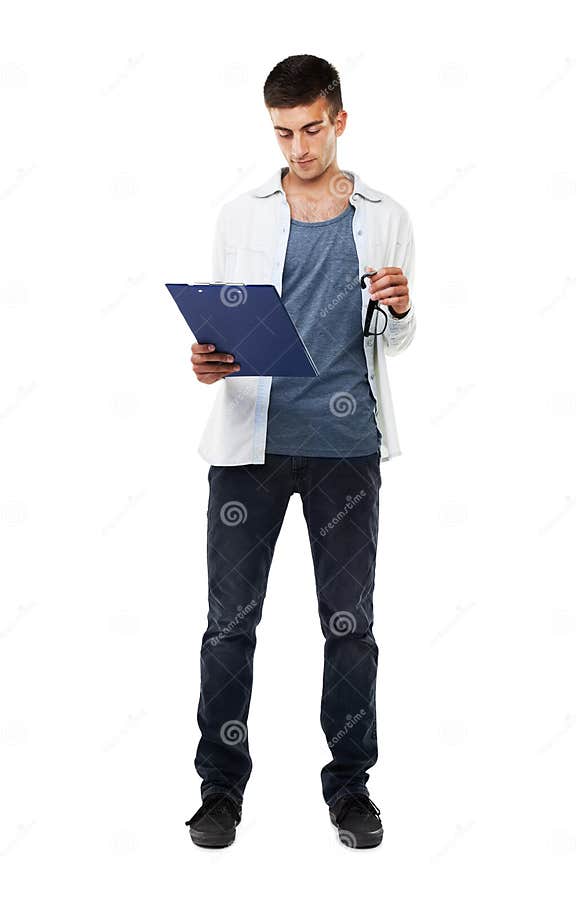 It, Technician and Man Reading a Report, Document or Checklist for ...
