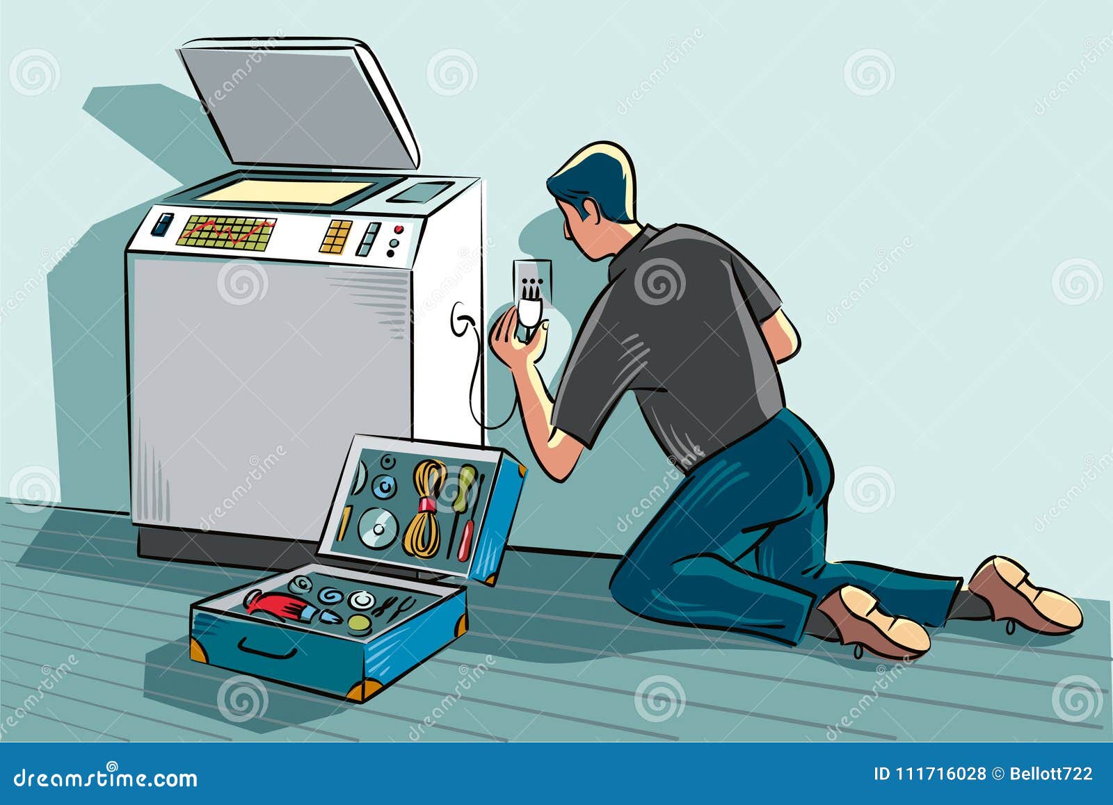 Photocopying Cartoons, Illustrations & Vector Stock Images - 521 ...