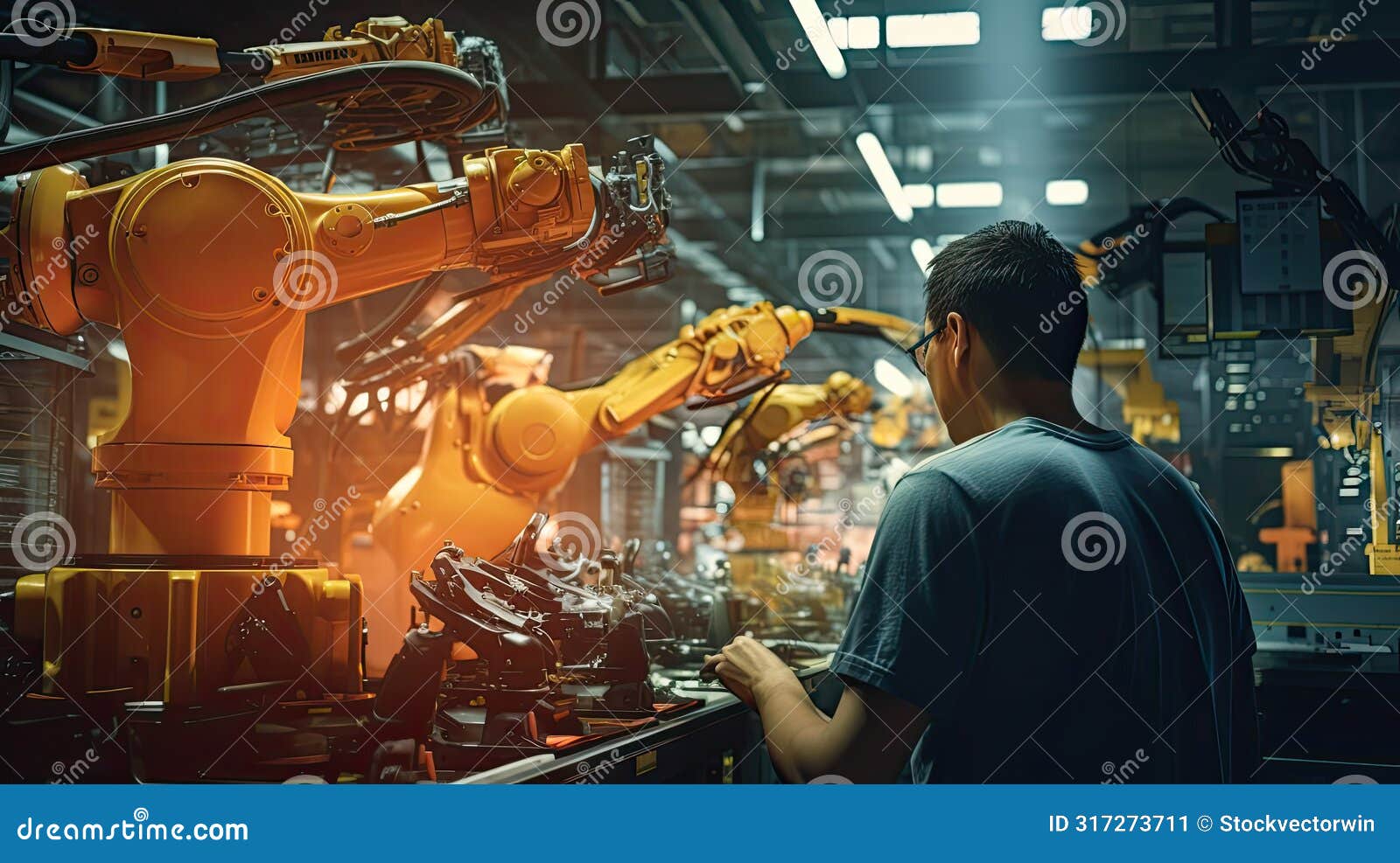 Technician Operational Technology Stock Illustration - Illustration of ...