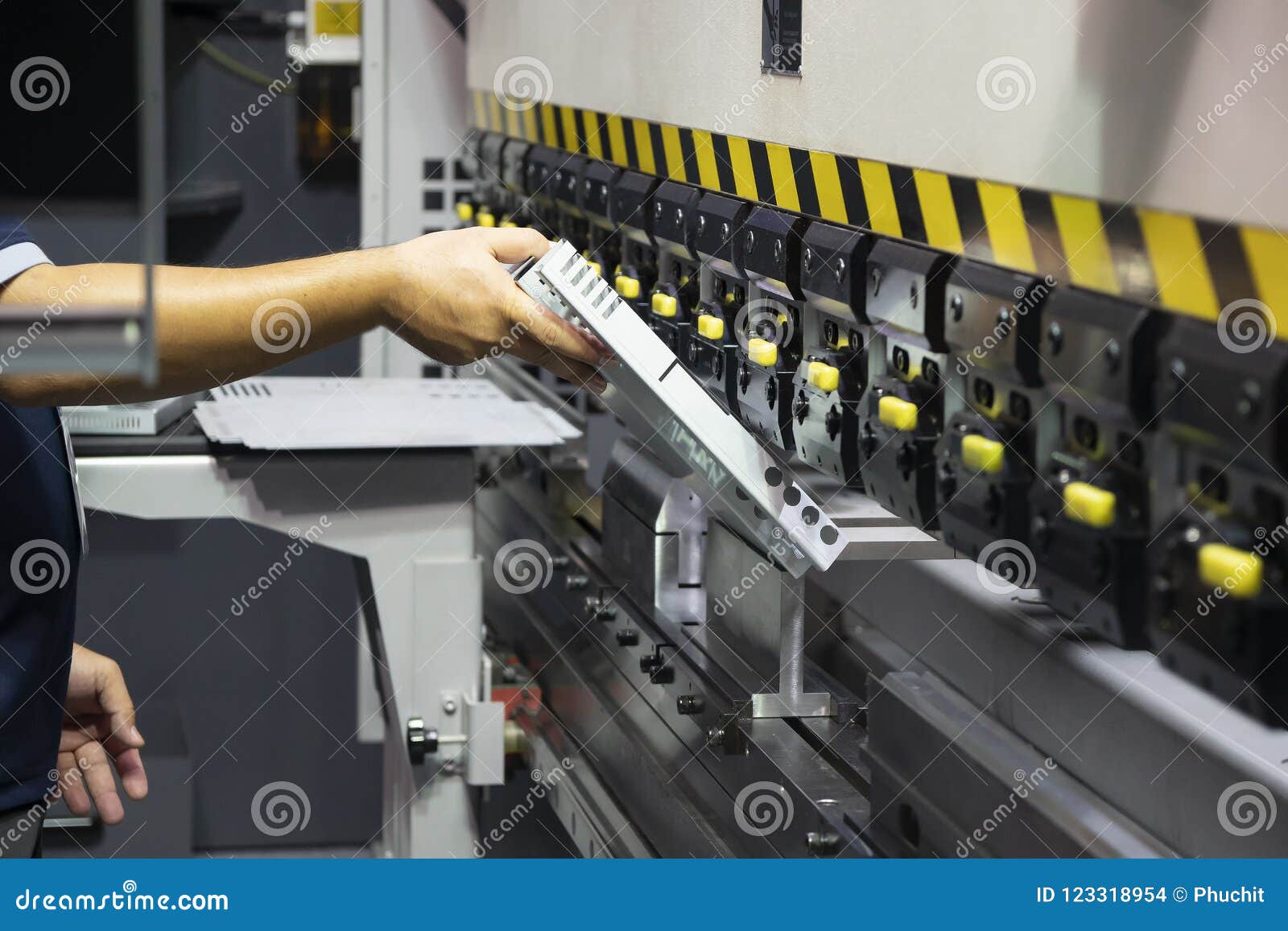 Technician Operator Changes Paper Roll On Large Printer Plotter Machine ... Technician Operator Changes Paper Roll On Large Printer Plotter Machine ...