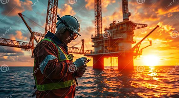 A Technician with Preventive Measures Performs Restoration Work on an ...