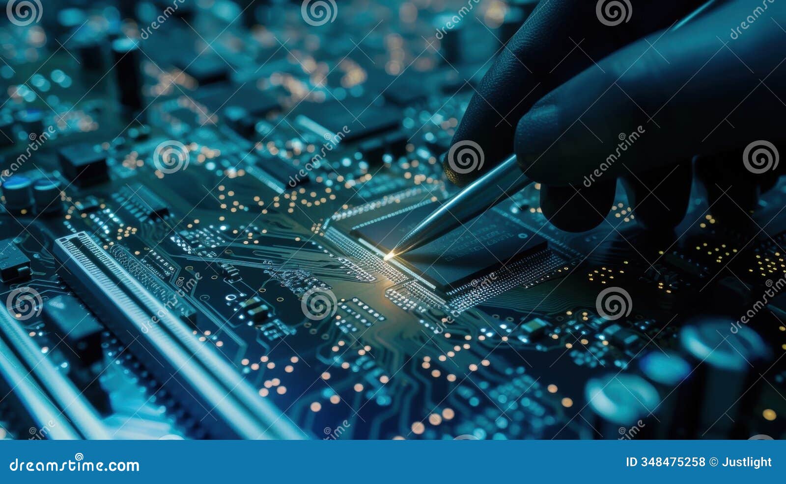 Innovative Production Of Microchips Wafer Semiconductor Manufacturing ...