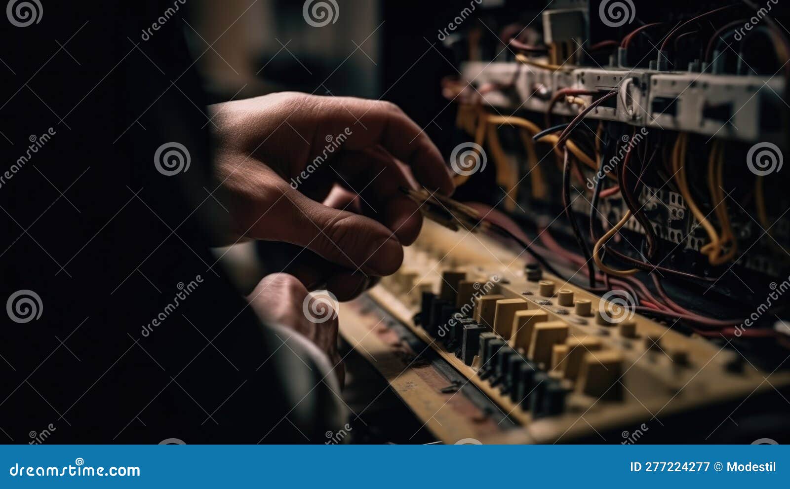 Technician Repairing and Working Safely - Generative AI Stock ... Technician Repairing and Working Safely - Generative AI Stock ...