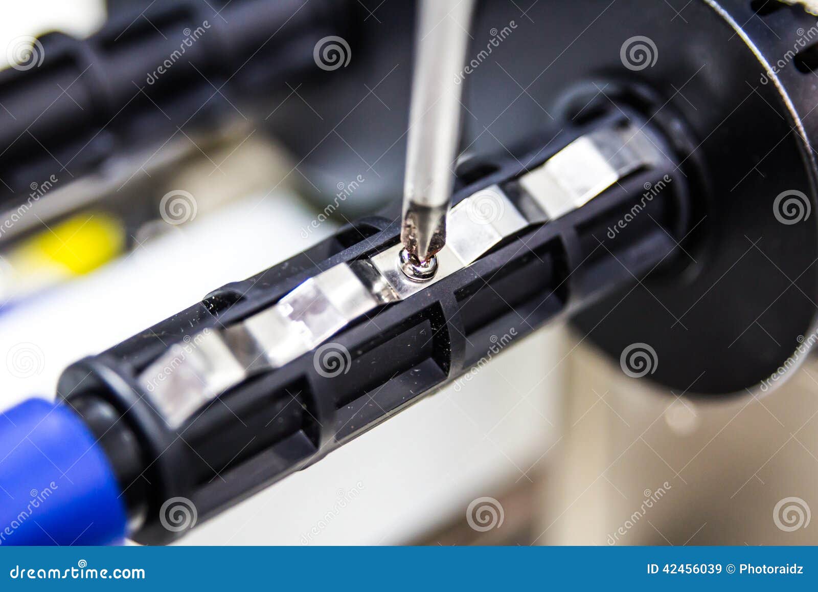 Technician Servicing Using Screwdriver Stock Image - Image of repair ...