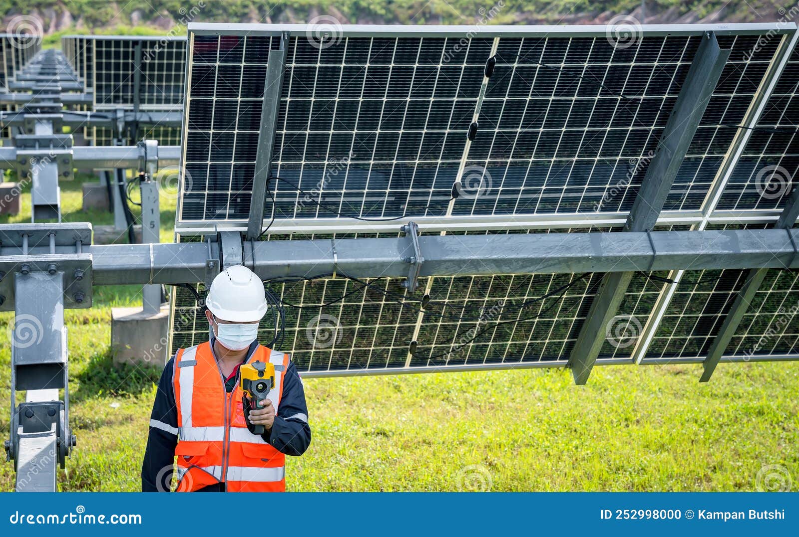 The Technician Takes the Thermoscanthermal Image Camera Scan To the ...
