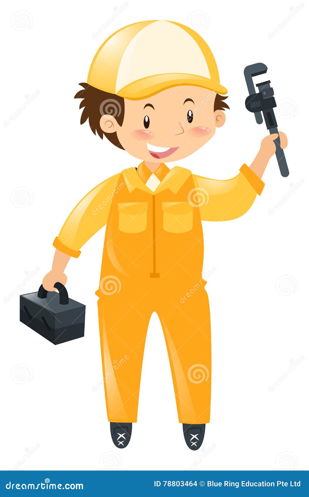 Technician With Tool Royalty-Free Stock Photography | CartoonDealer.com ...