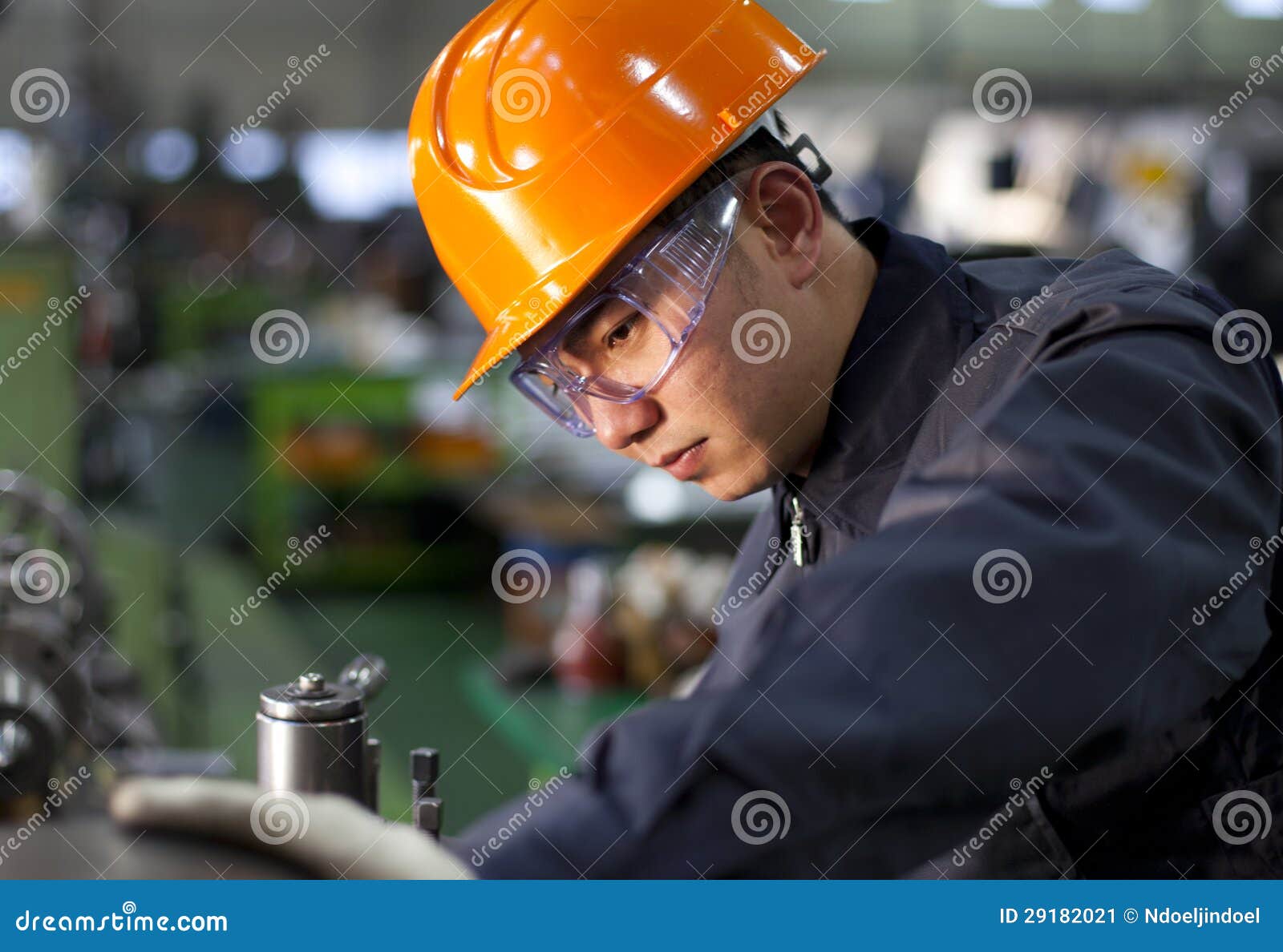 Technician at work stock image. Image of automated, machine - 29182021