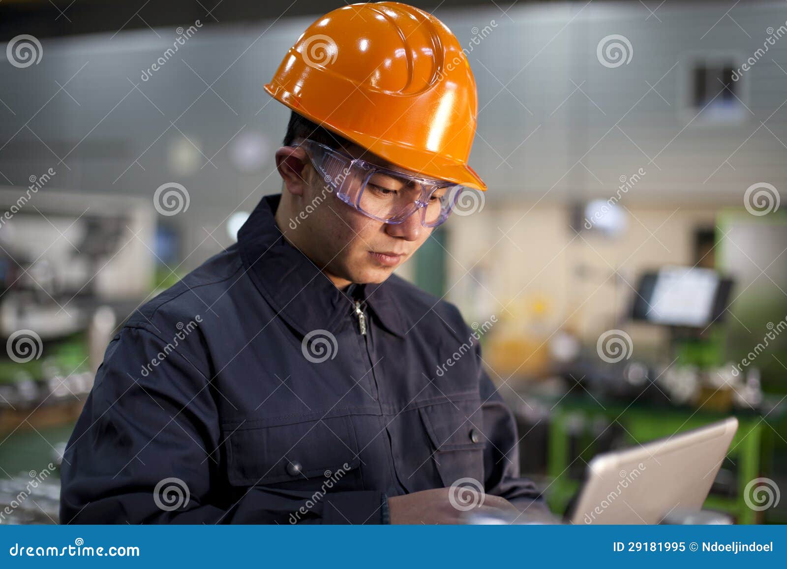 Technician at Work in Factory Stock Image - Image of industry ...