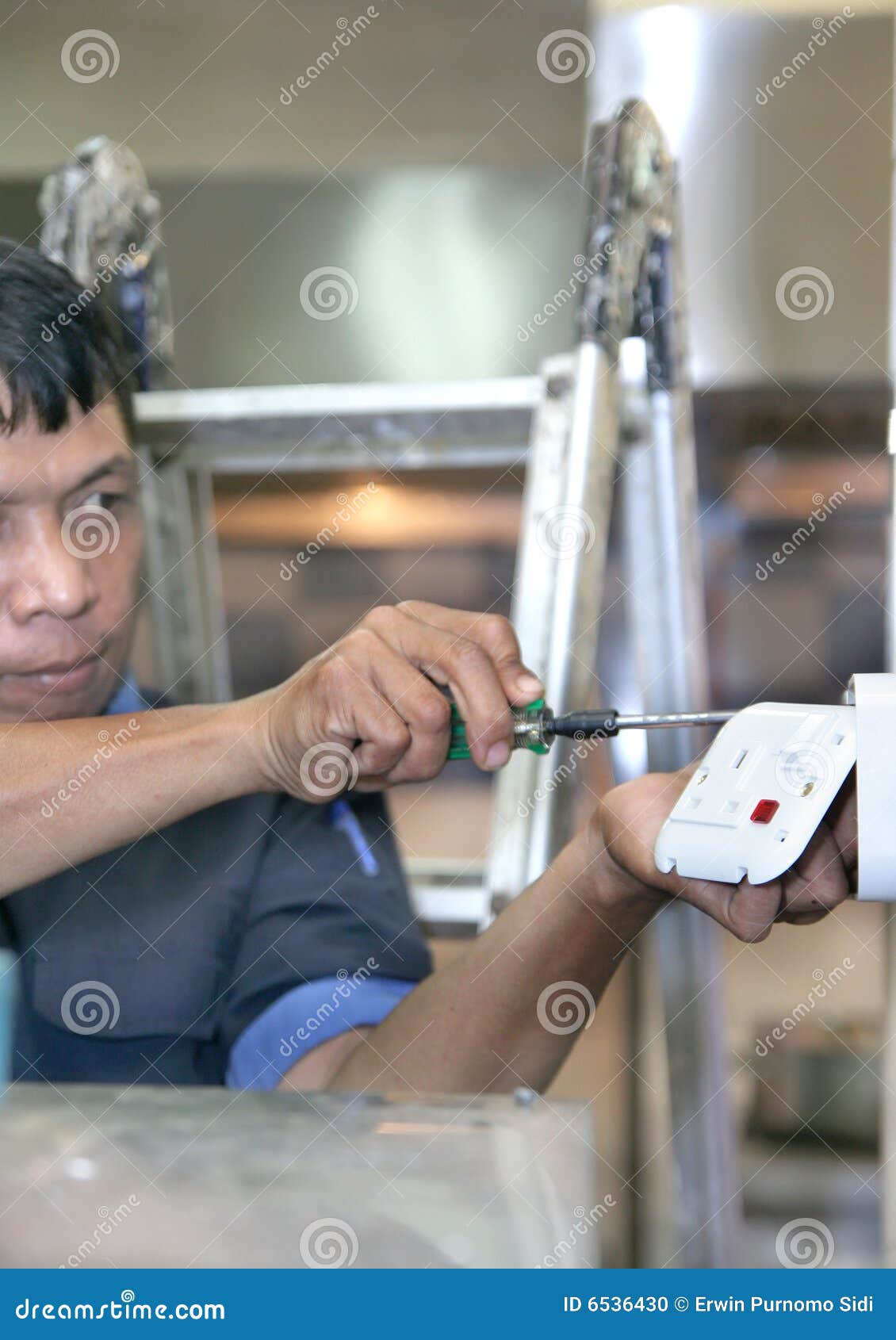 Technician working stock photo. Image of labour, engine - 6536430