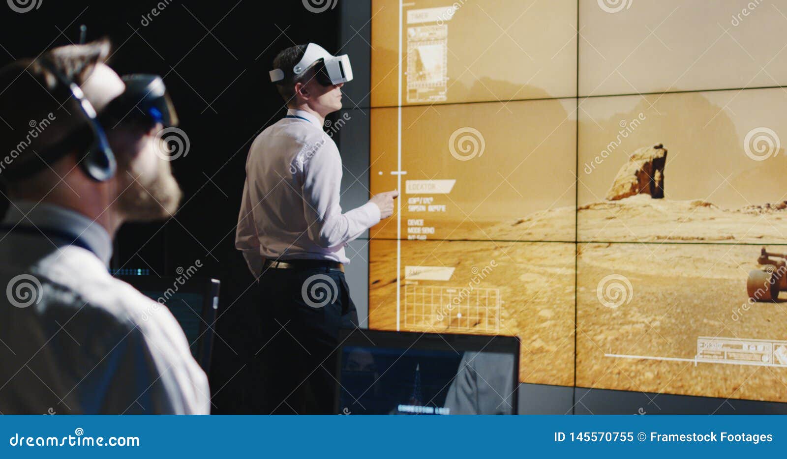 Technician Working at His Desk Stock Image - Image of modern ...