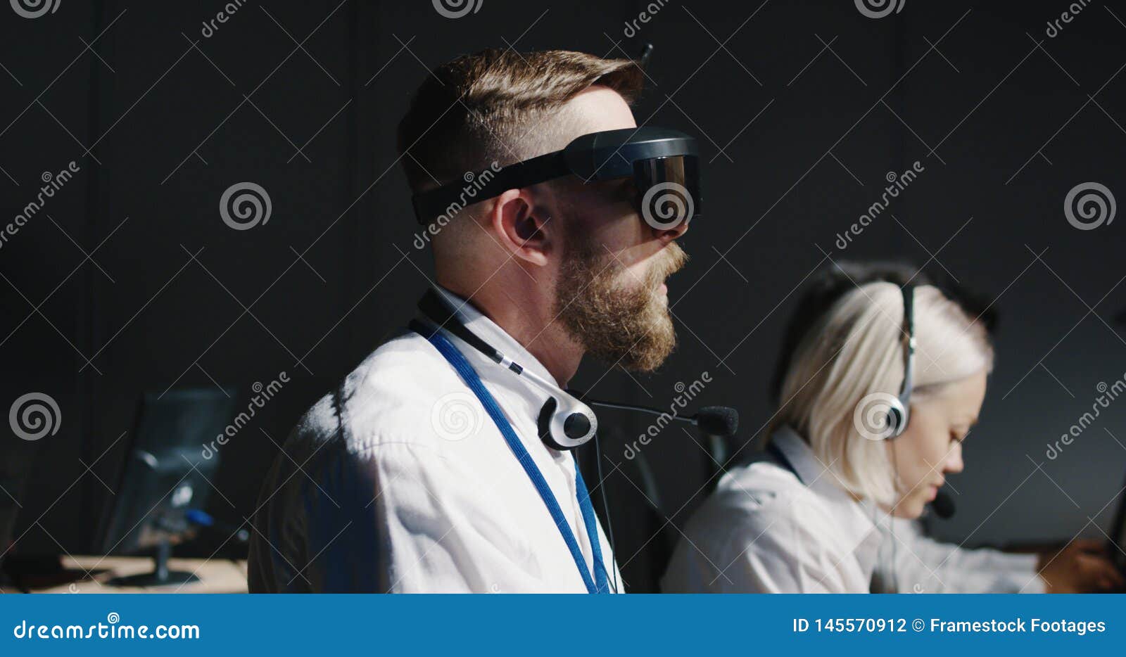 Technician Working at His Desk Stock Photo - Image of technicians ...