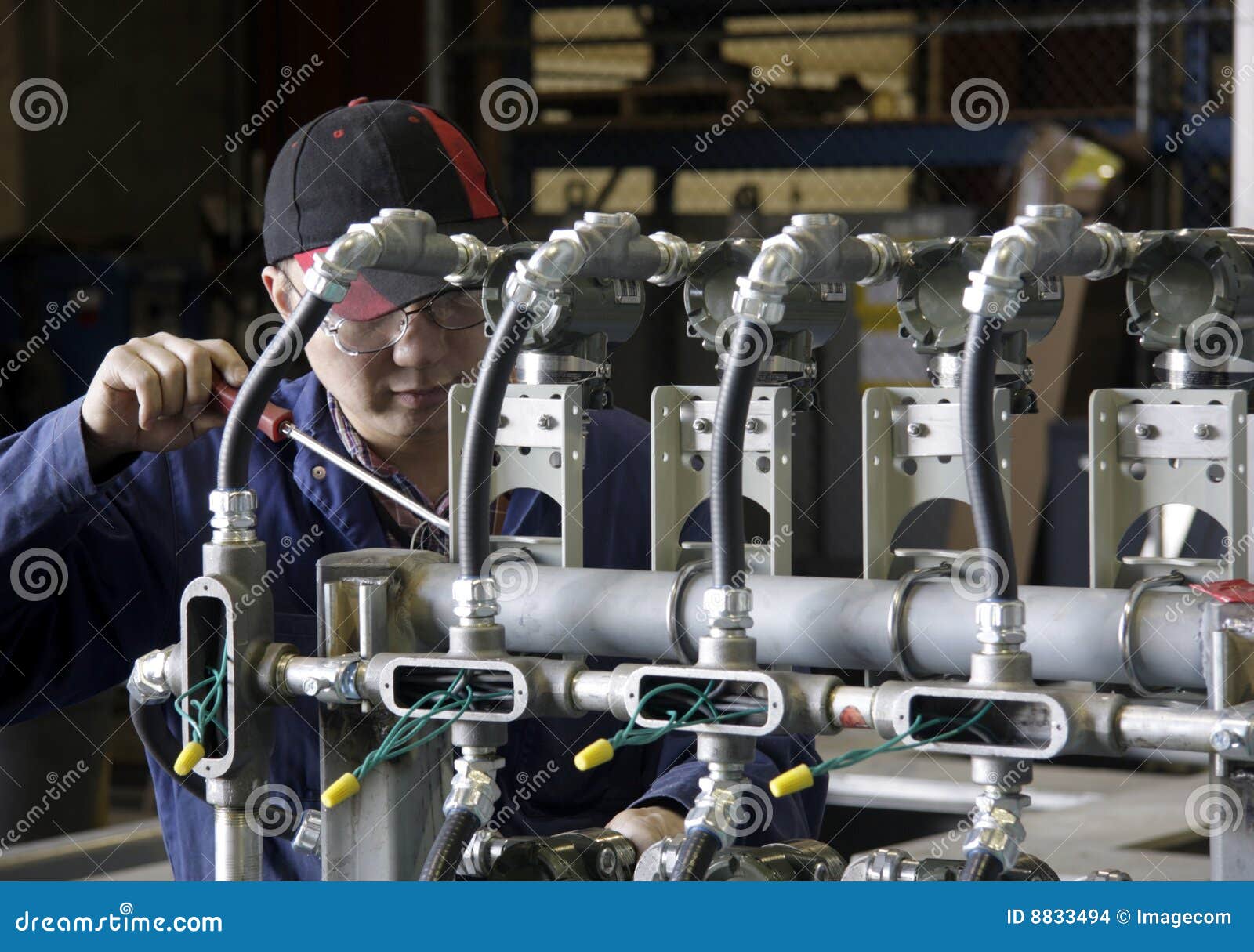 Technicians stock photo. Image of machinery, metal, knowledge - 8833494
