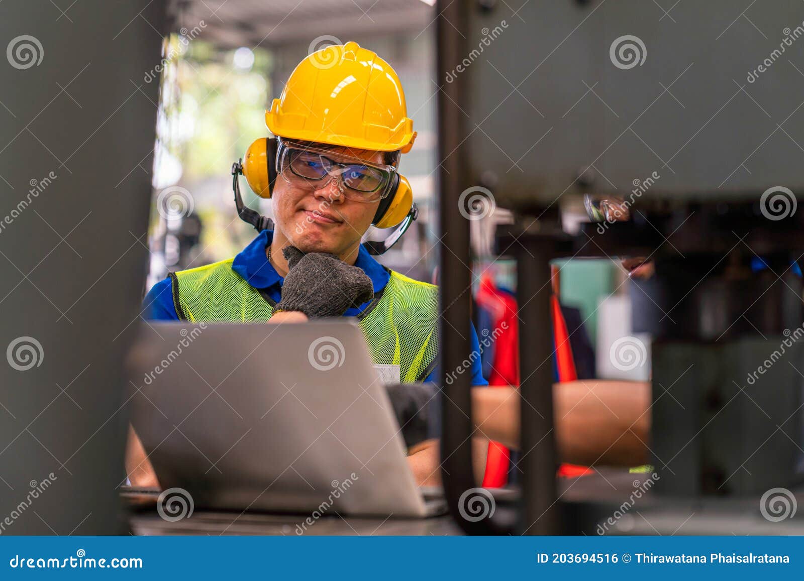 Technicians and Engineers are Talking in an Industrial Facility. Staff ...