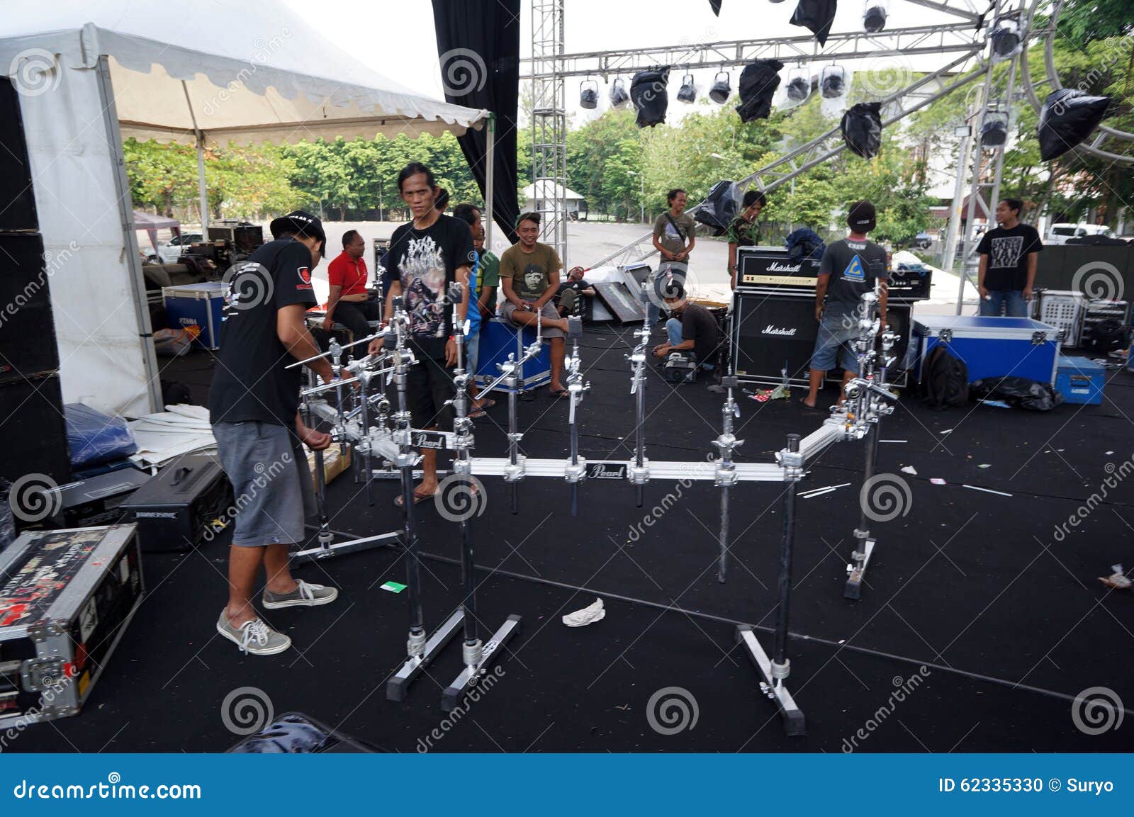 Technicians editorial image. Image of stage, central - 62335330