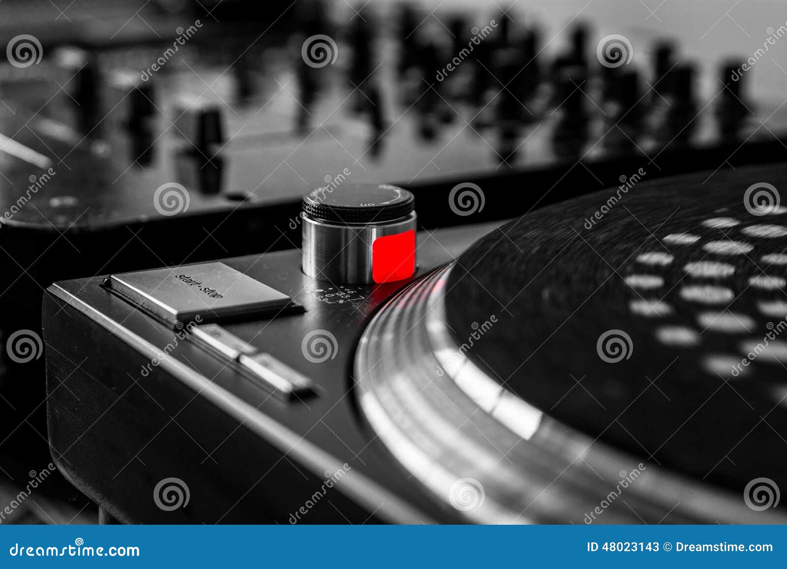 Technics 1210 deck stock image. Image of vinyl, record - 48023143