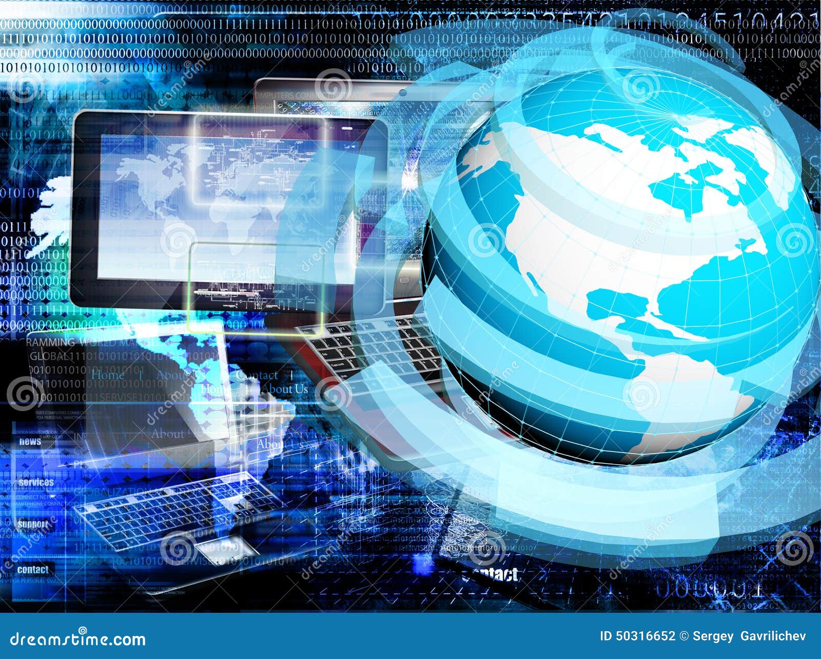 Technik, Verbindung Tecnology Entwerfend Stock Abbildung - Illustration ...