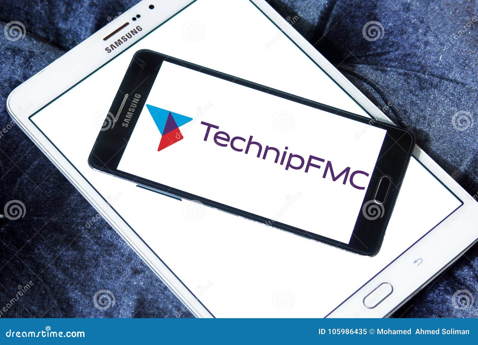 TechnipFMC company logo editorial image. Image of industry - 105986435