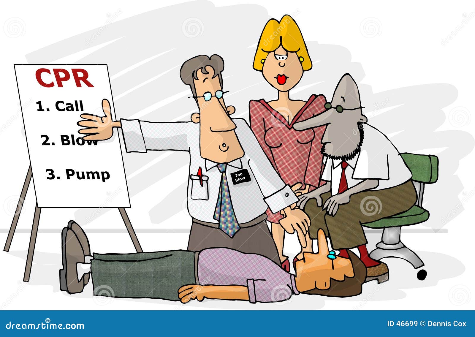Technique de CPR illustration stock. Illustration du femmes - 46699
