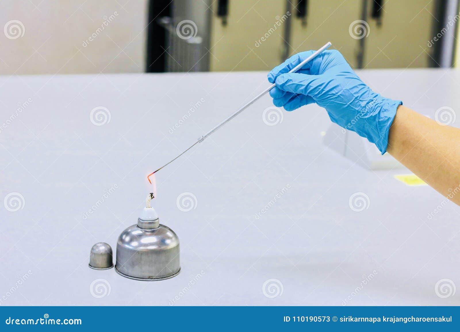 Aseptic technique stock image. Image of needle, microbiology - 110190573