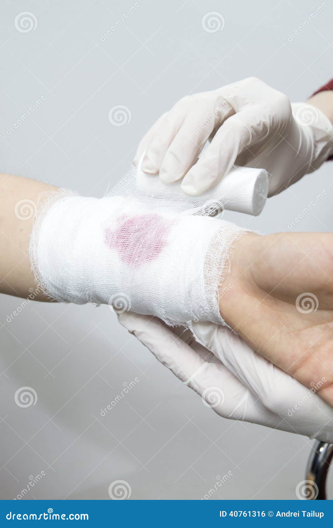 Techniques de bandage photo stock. Image du abord, exercice - 40761316
