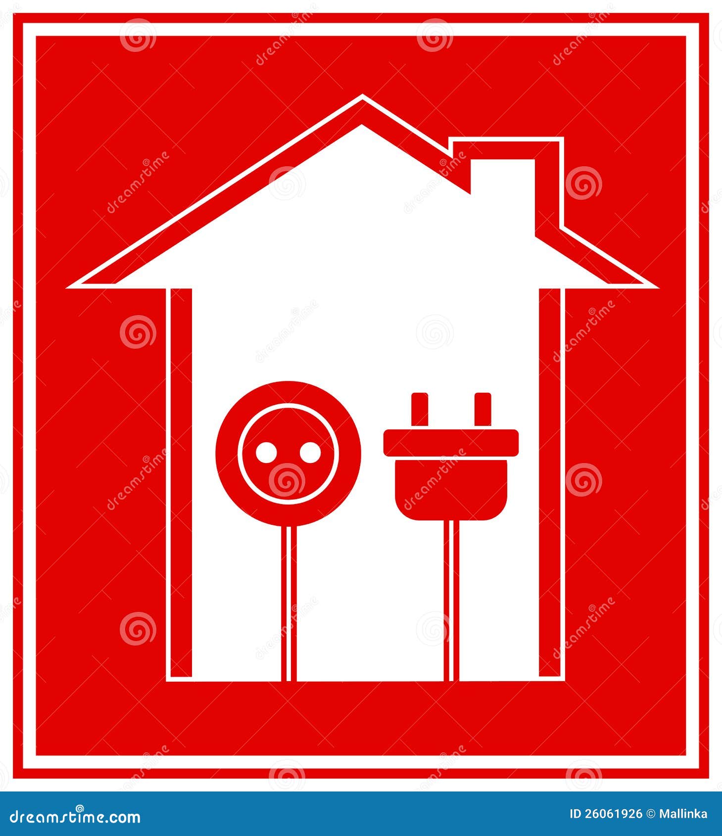 Technisch Symbool Van Elektriciteit Vector Illustratie - Illustration ...