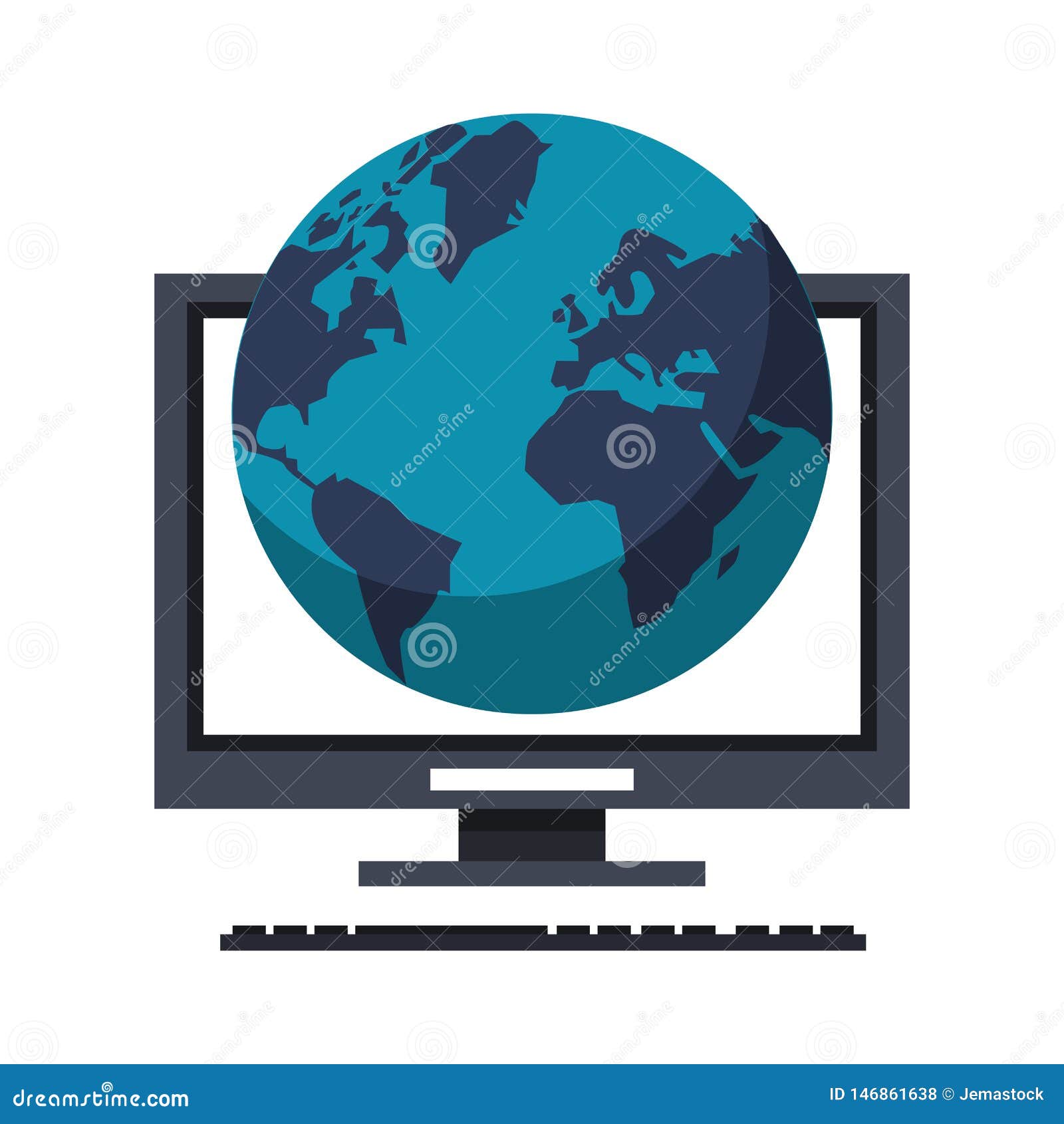 Technlogy device cartoon stock vector. Illustration of digital - 146861638