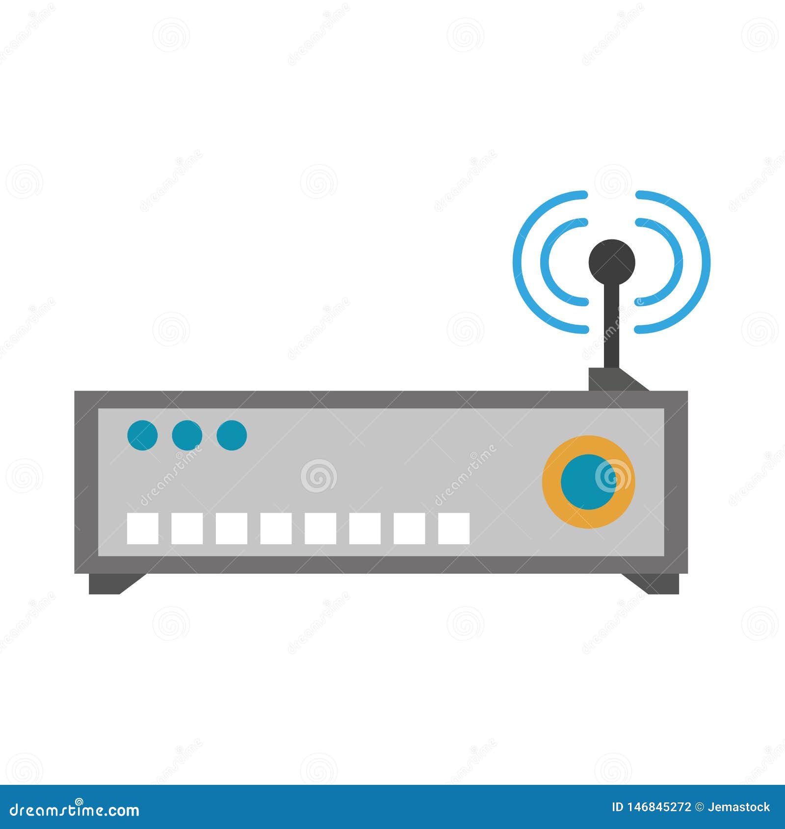 Old 56k Modem Cartoon | CartoonDealer.com #218756883
