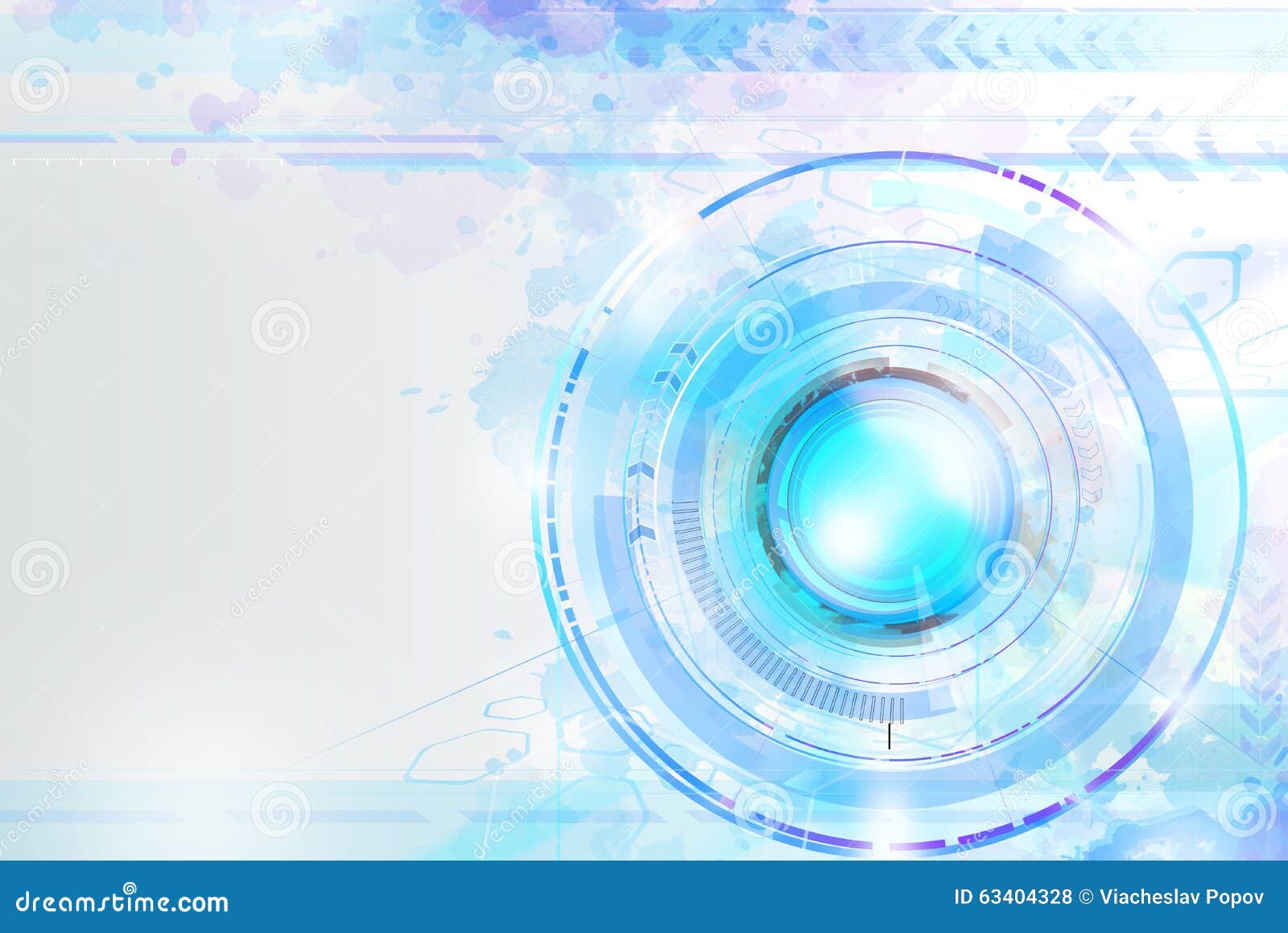 Techno Abstract Blue Background, Striped Texture Vector Illustration ...