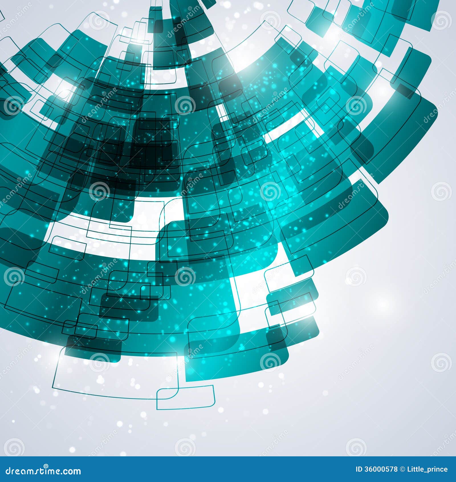 Blue Vector Technology Abstract Background Stock Vector - Illustration ...