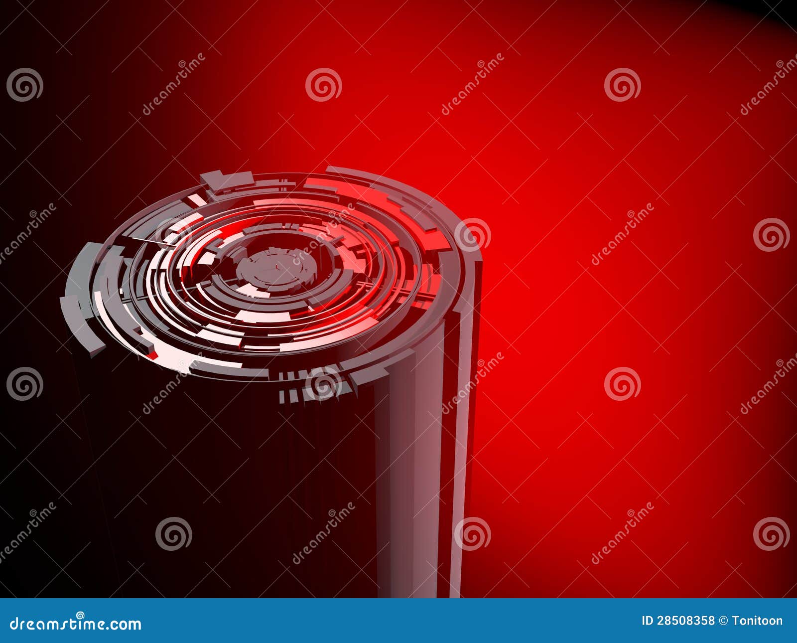 Techno background sunrise stock illustration. Illustration of ...