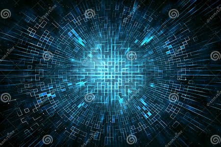 Techno Circle Abstract Background Stock Image - Image of decoration ...