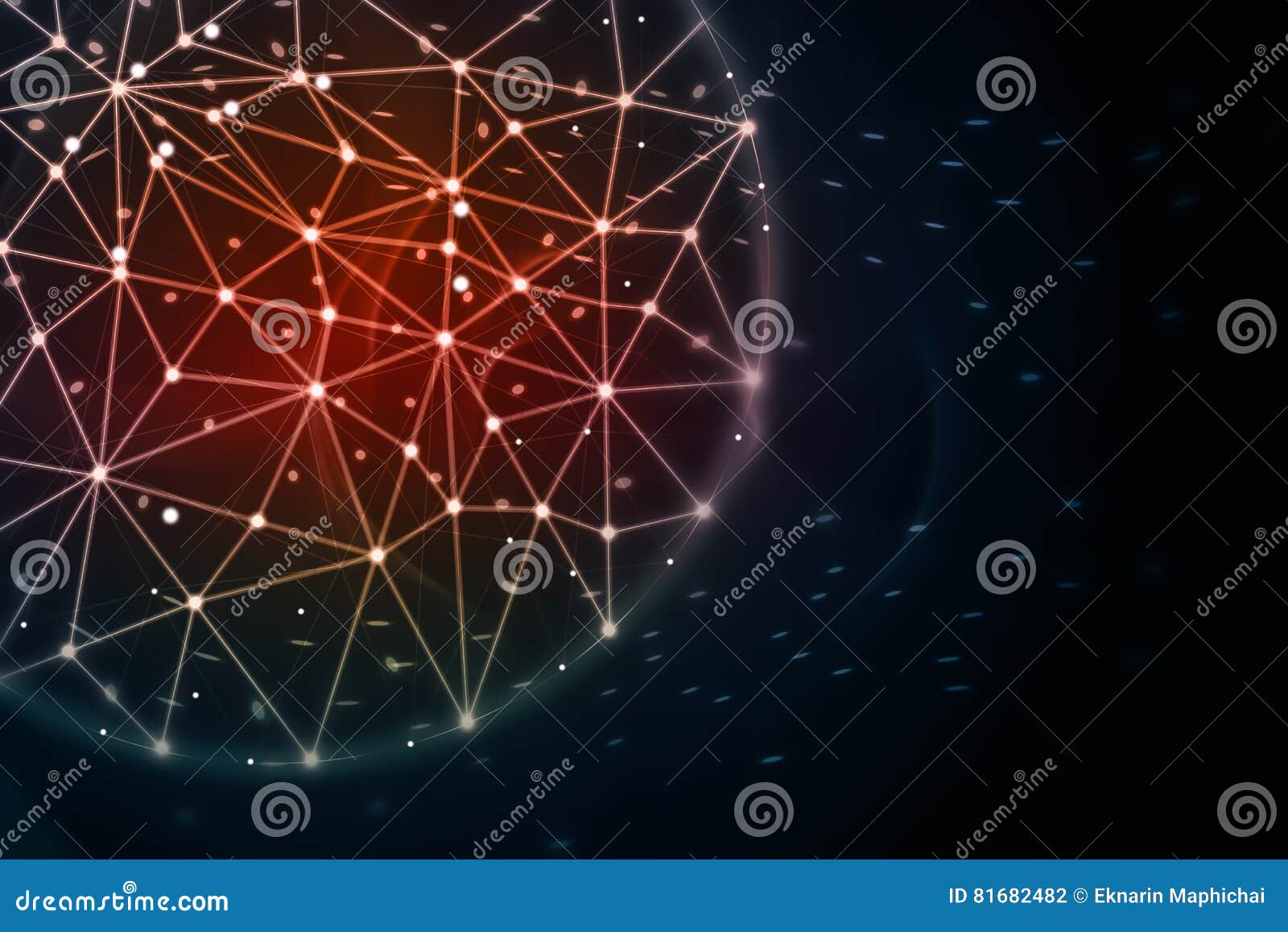 Techno Cloud Futuristic Scene Stock Illustration - Illustration of ...