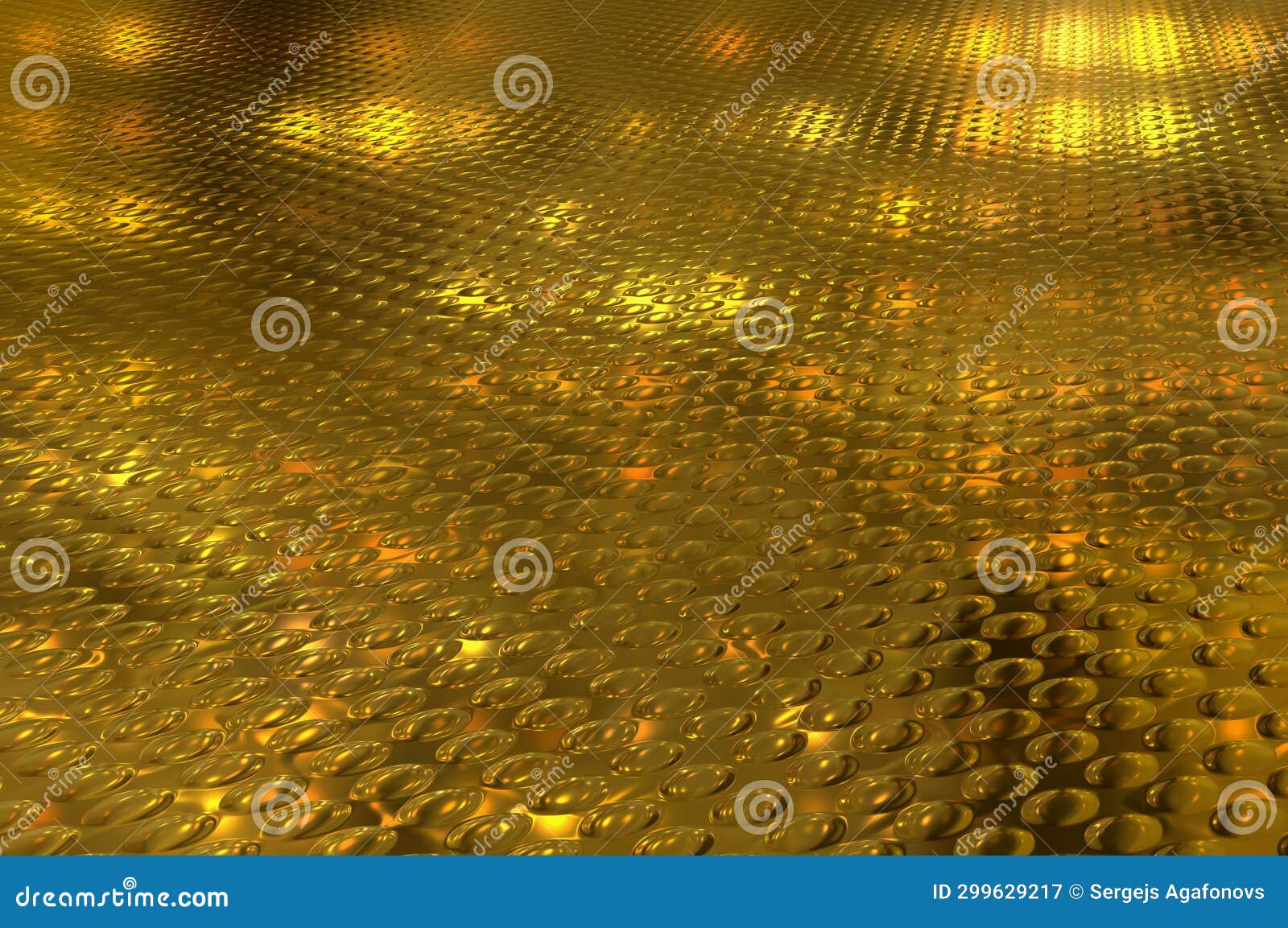 Techno Dance Floor.Part 2. Illustration in Golden. Stock Illustration ...