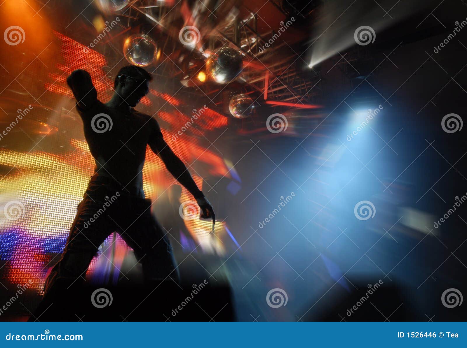 Techno dancer stock photo. Image of industrial, dancing - 1526446