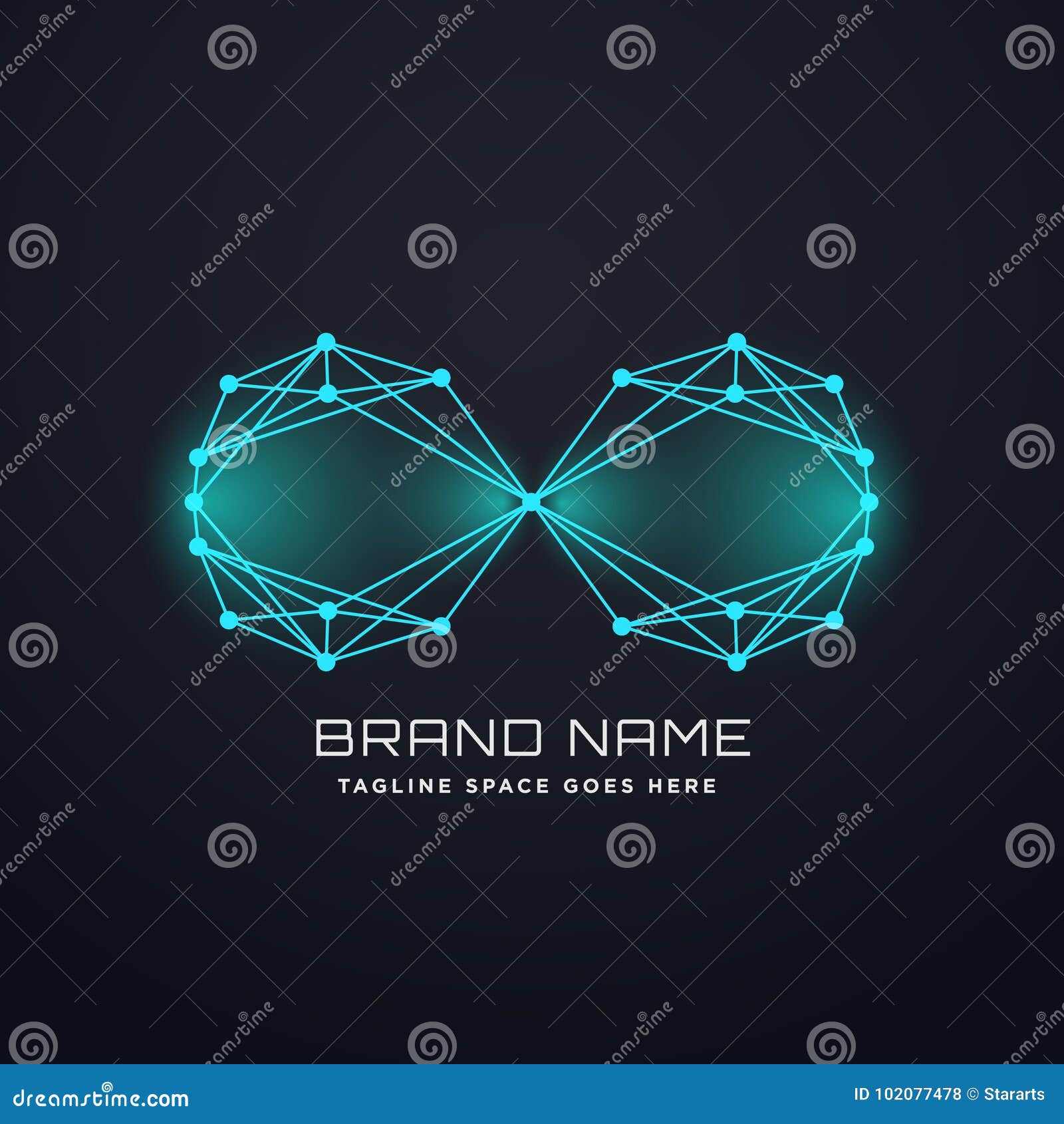 Techno Digital Infinity Logo Design Concept Stock Vector - Illustration ... Techno Digital Infinity Logo Design Concept Stock Vector - Illustration ...
