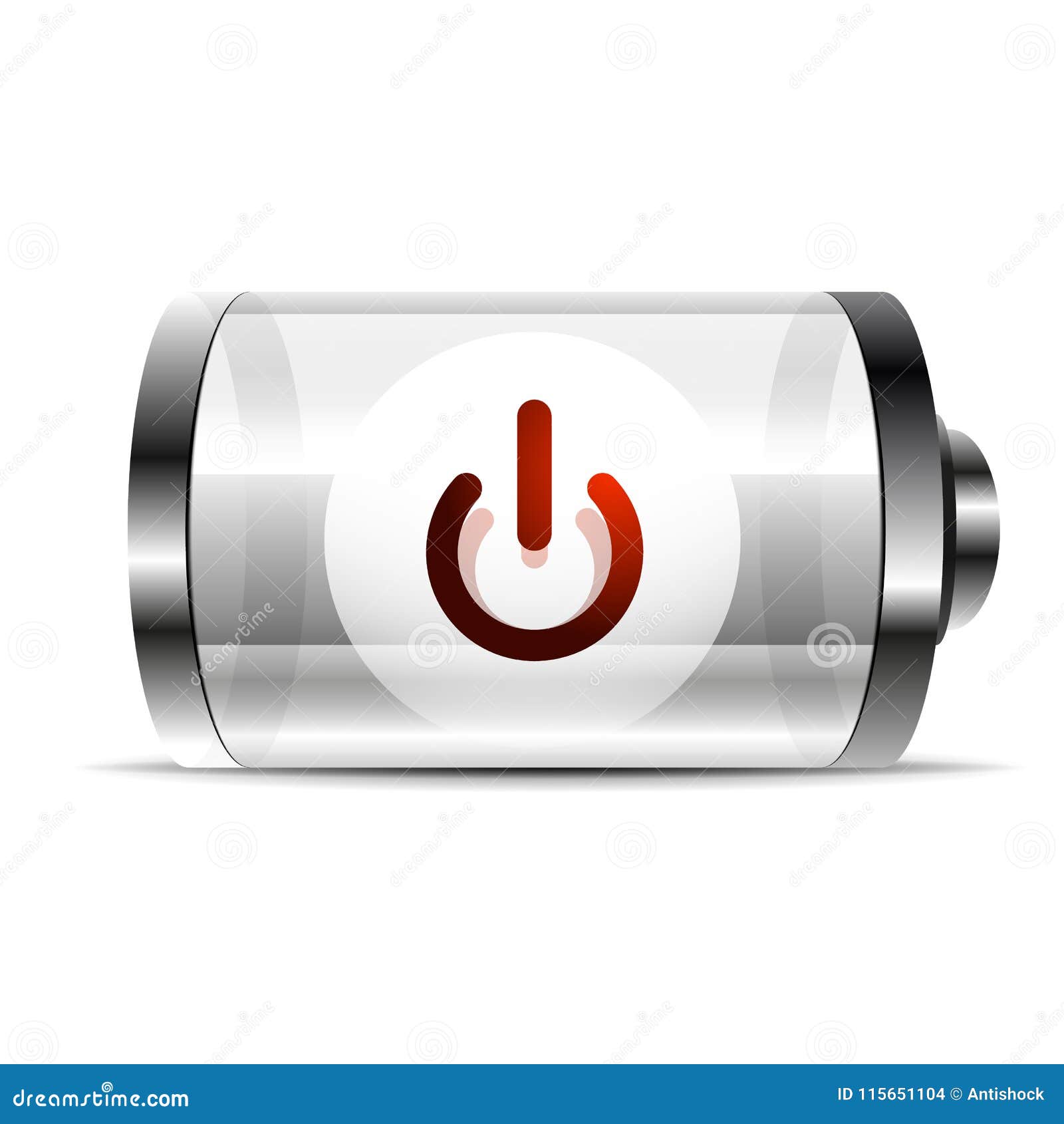 Techno Futuristic Start Power Button Stock Vector - Illustration of ...