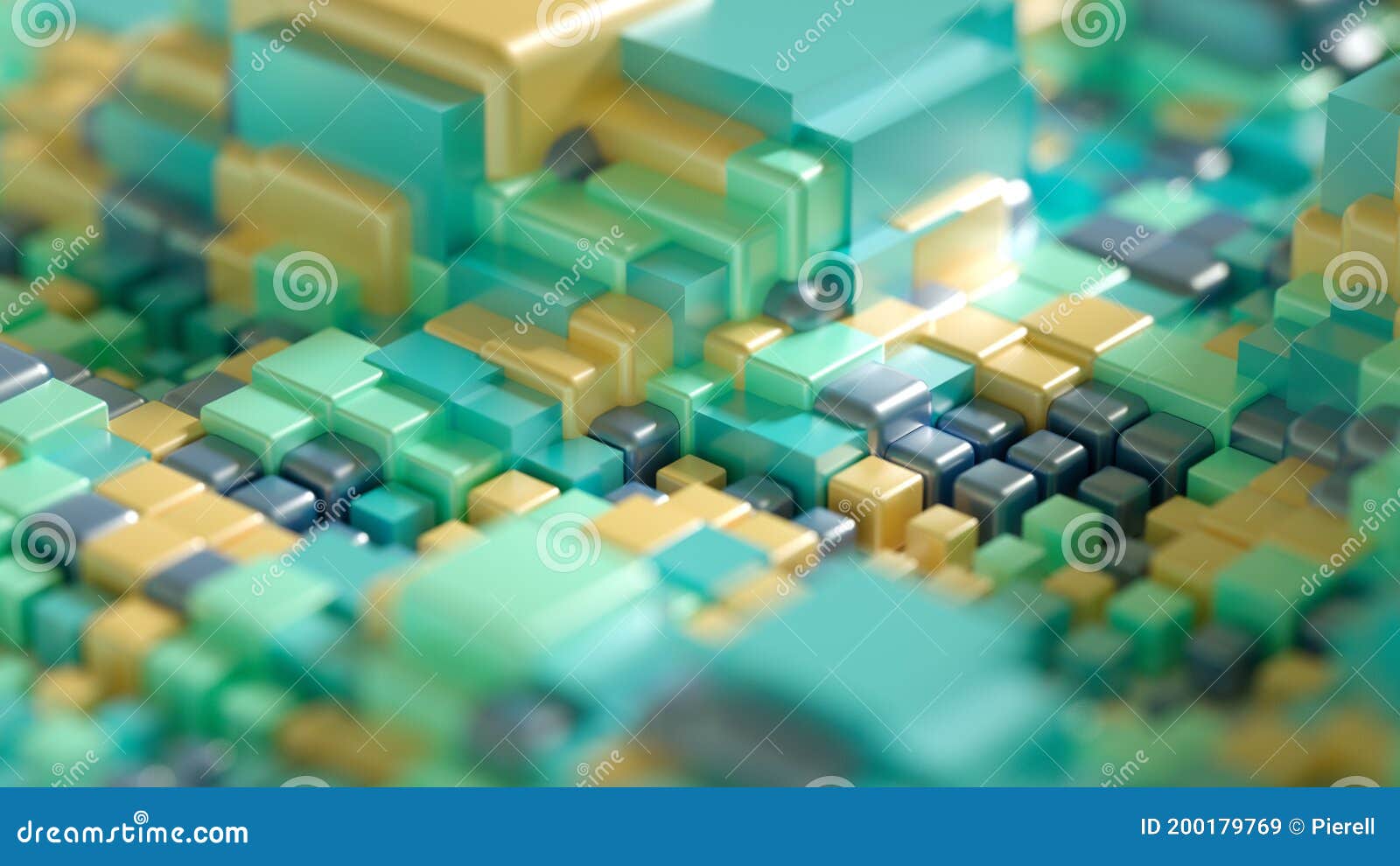 Techno High-tech Background, Geometry, Cube, Abstraction. 3d ...