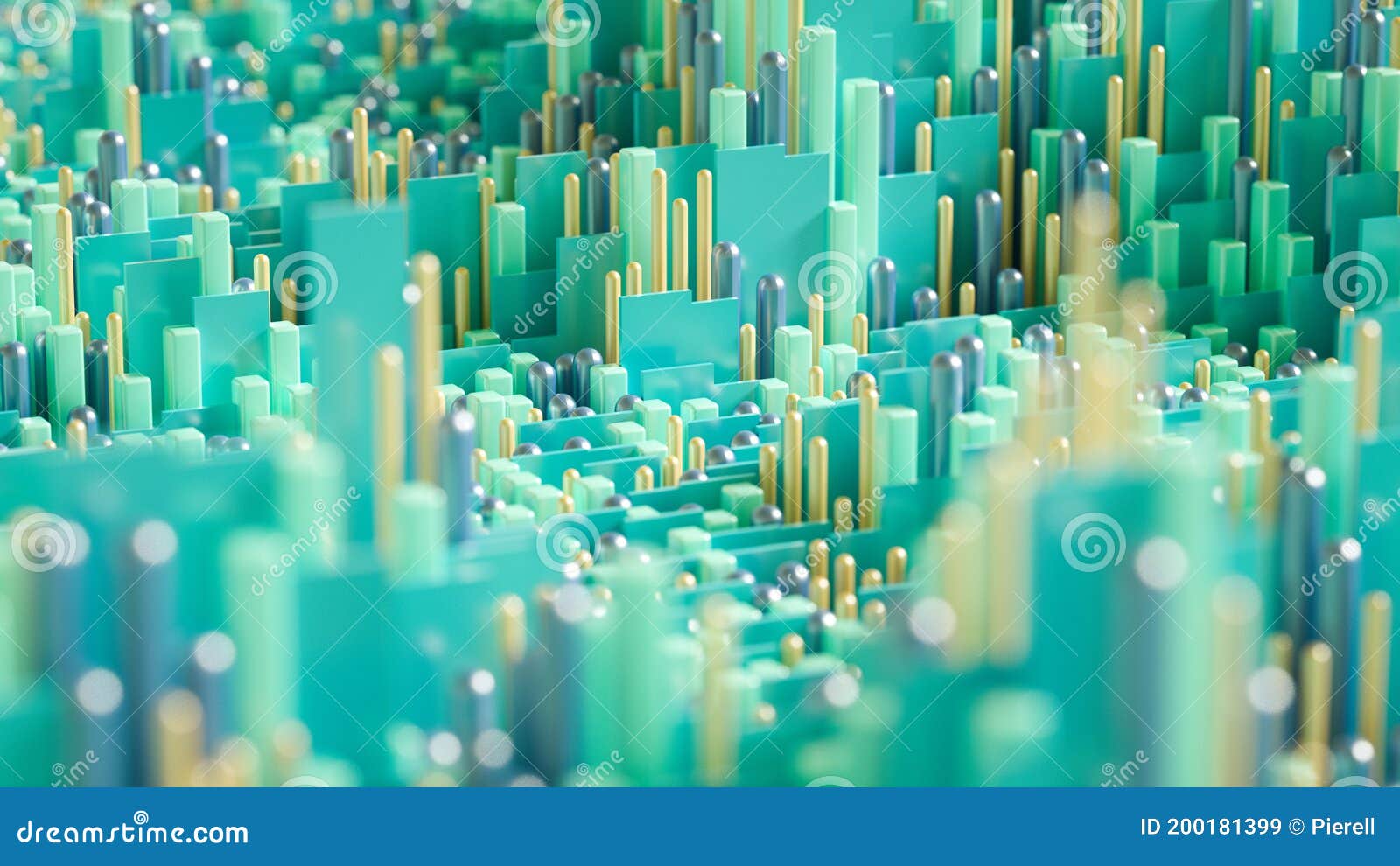 Techno High-tech Background, Geometry, Cube, Abstraction. 3d ...