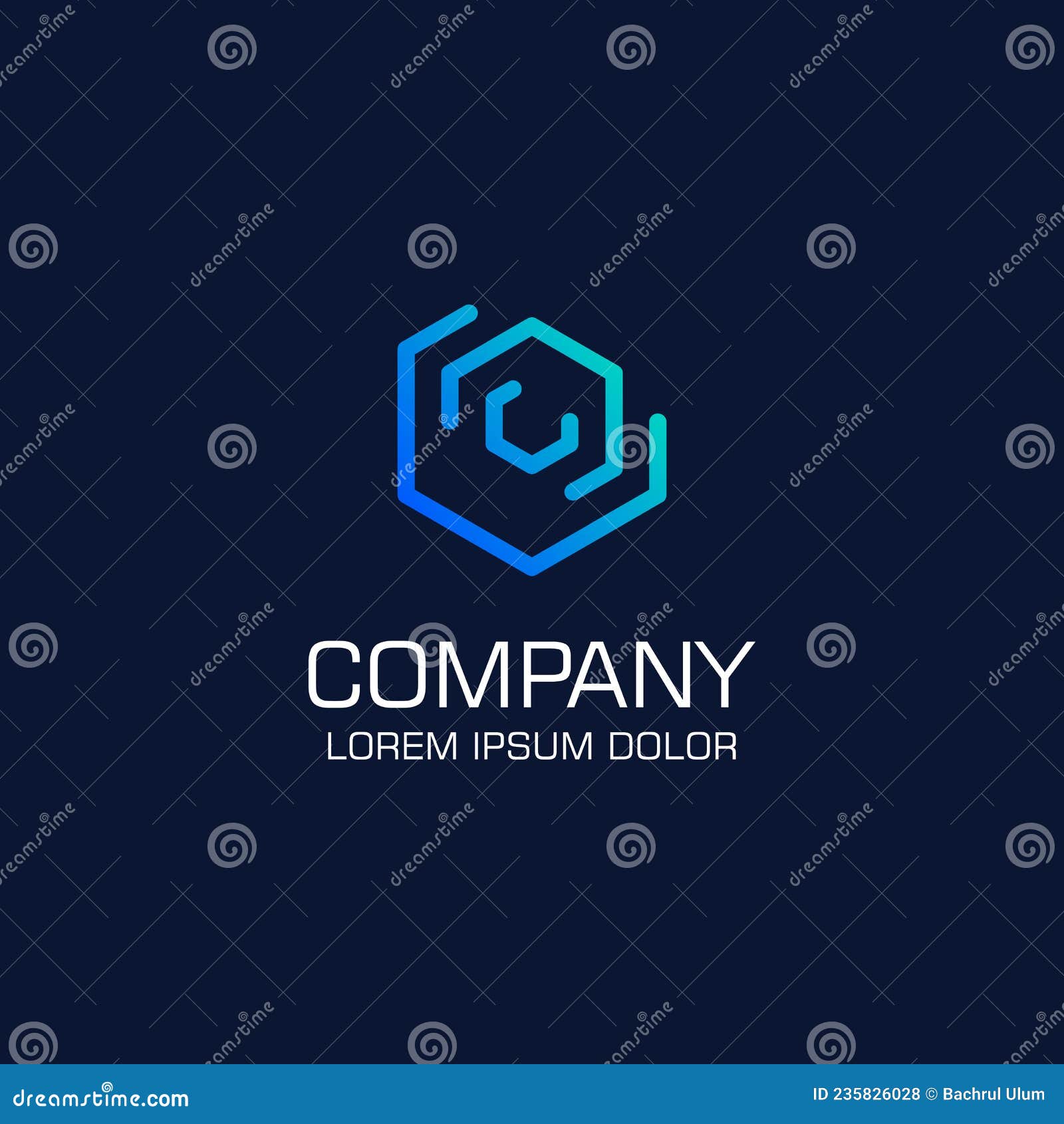Techno Logo. Digitial Technology Vector Design. Gradation Style Stock ...