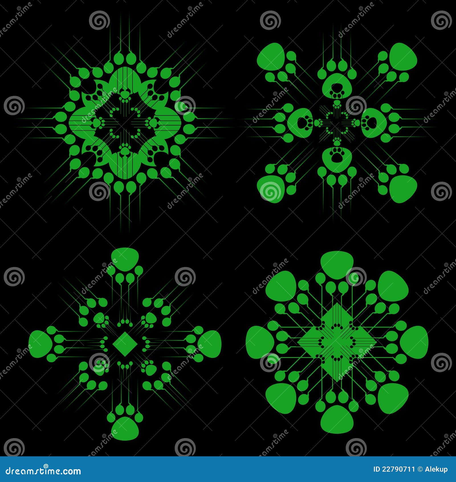 Techno pattern stock vector. Illustration of decorative - 22790711