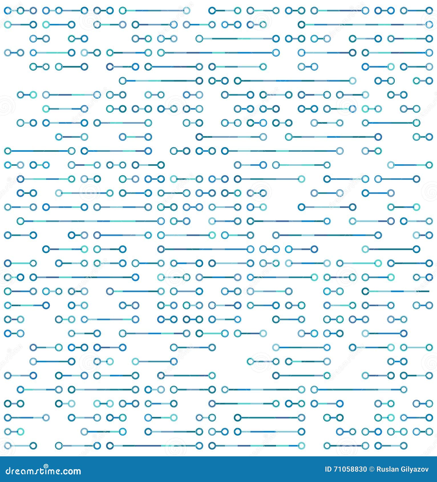 Techno pattern. Vector stock vector. Illustration of ornament - 71058830