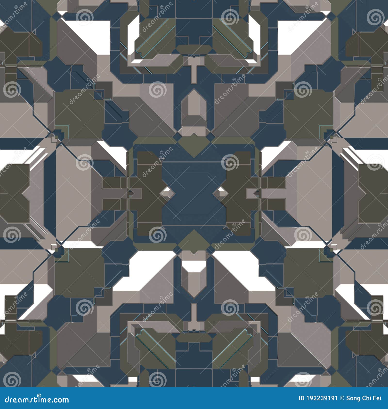 Techno Plate Geometric Graphic Background Stock Illustration ...