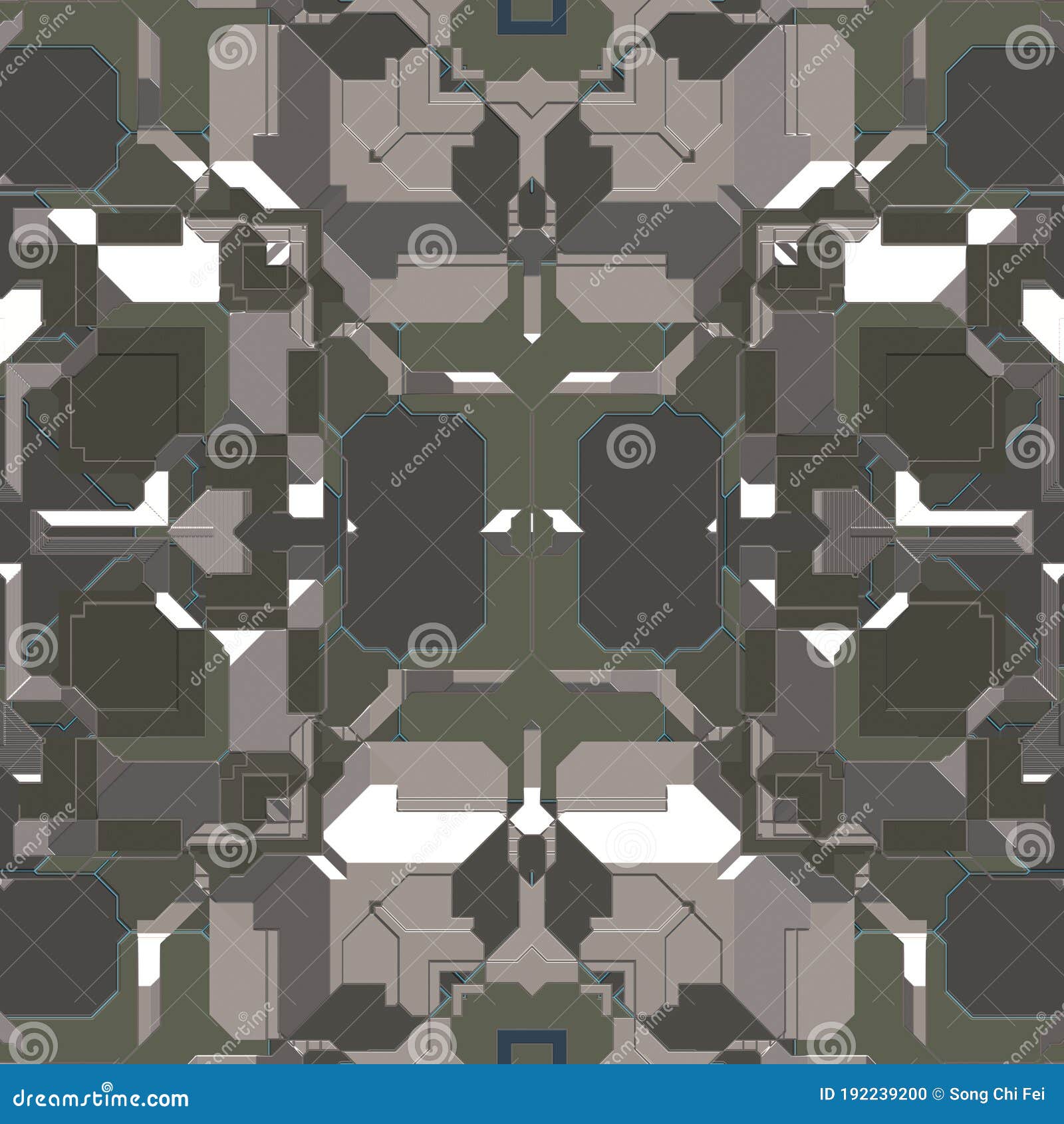 Techno Plate Geometric Graphic Background Stock Illustration ...