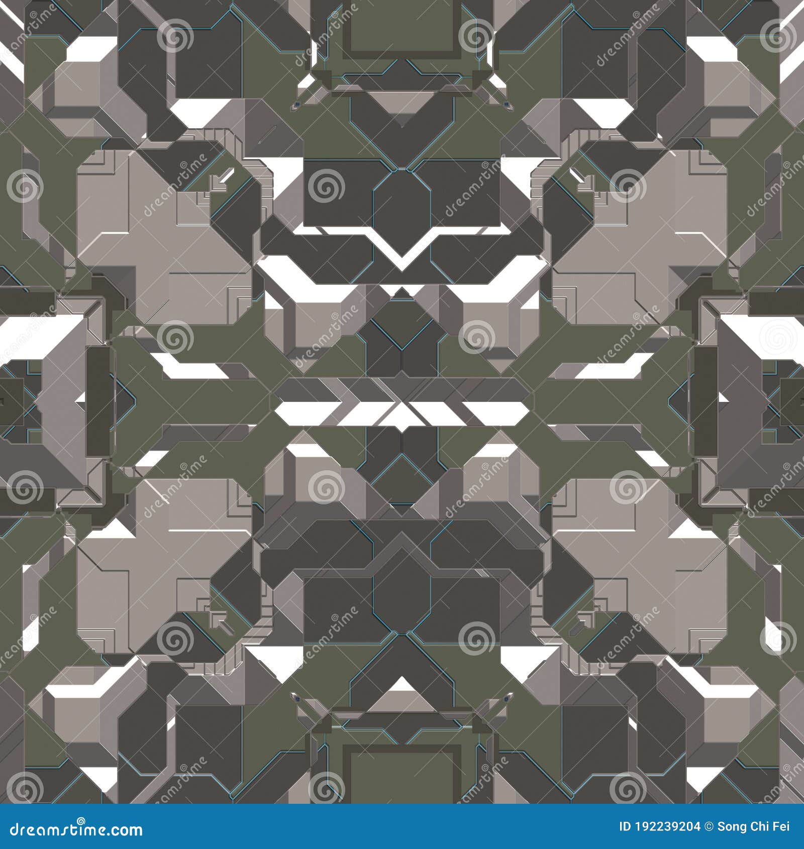 Techno Plate Geometric Graphic Background Stock Illustration ...