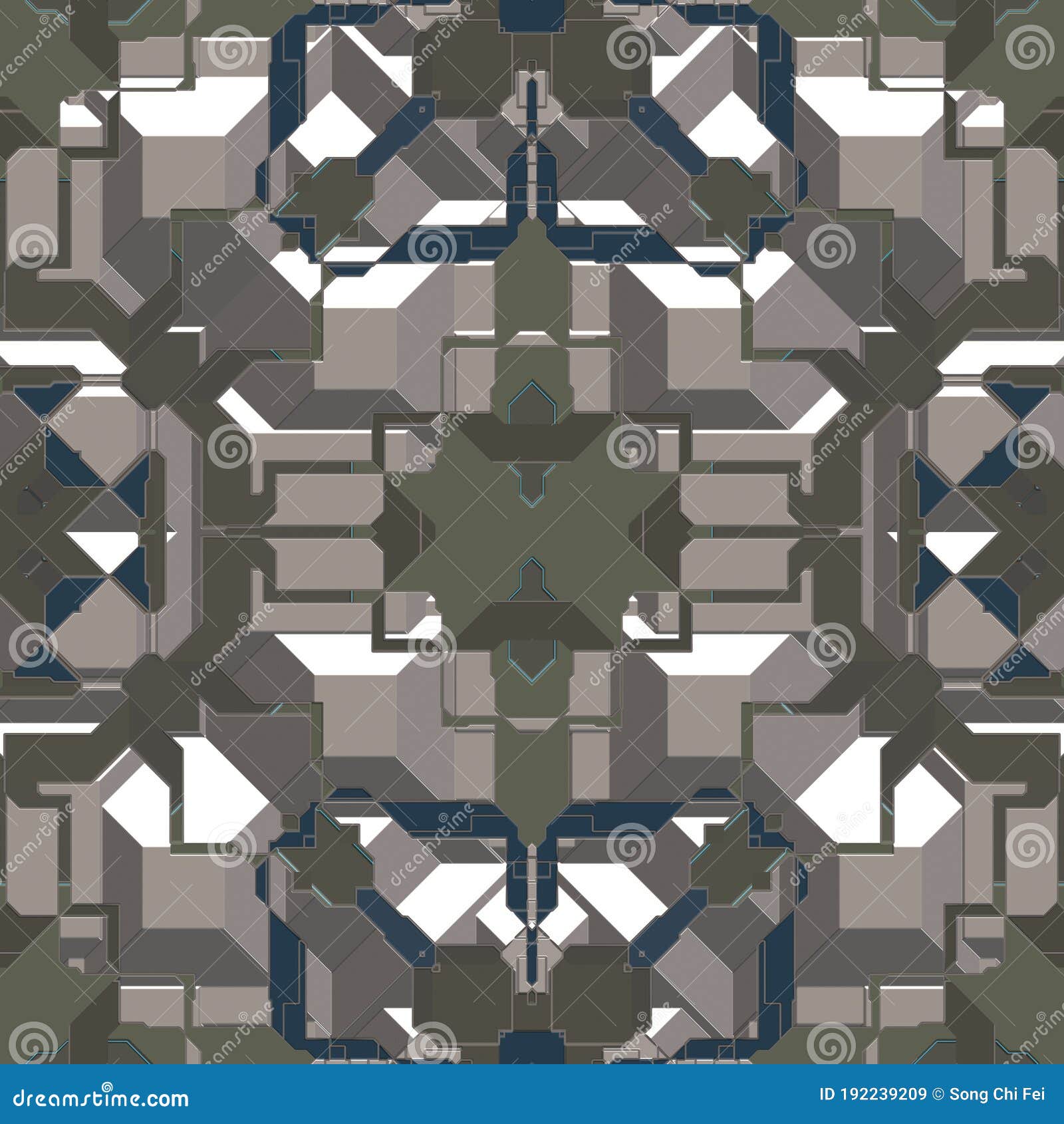 Techno Plate Geometric Graphic Background Stock Illustration ...