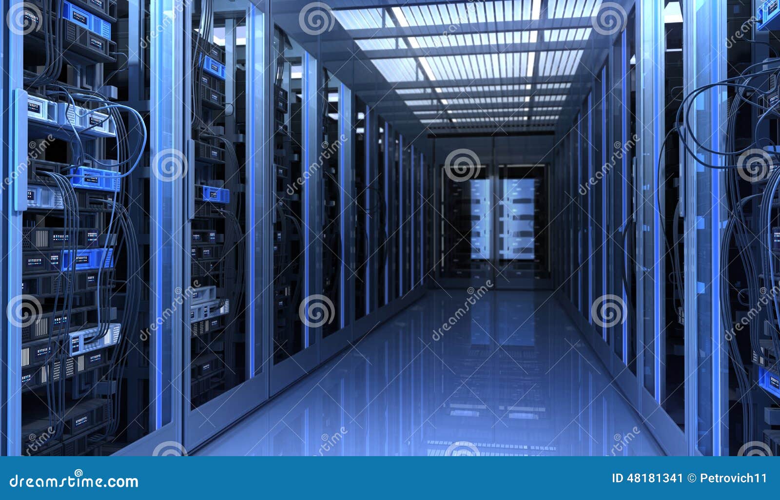 Techno Room stock illustration. Illustration of firewall - 48181341