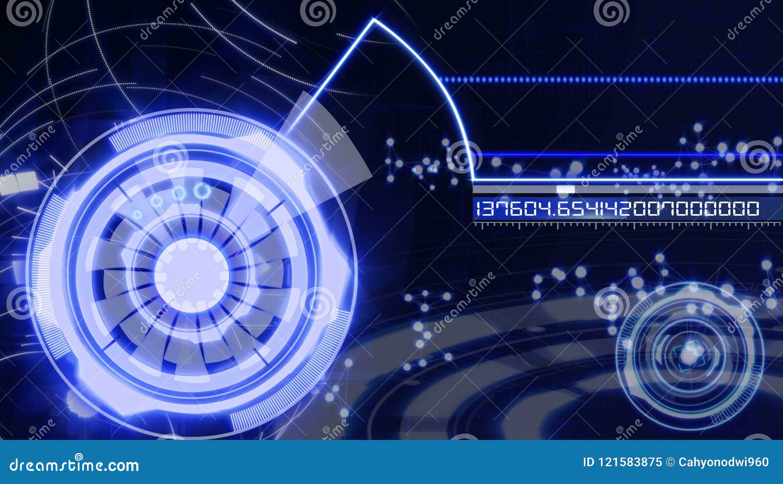 Techno Theme Animation stock illustration. Illustration of project ...