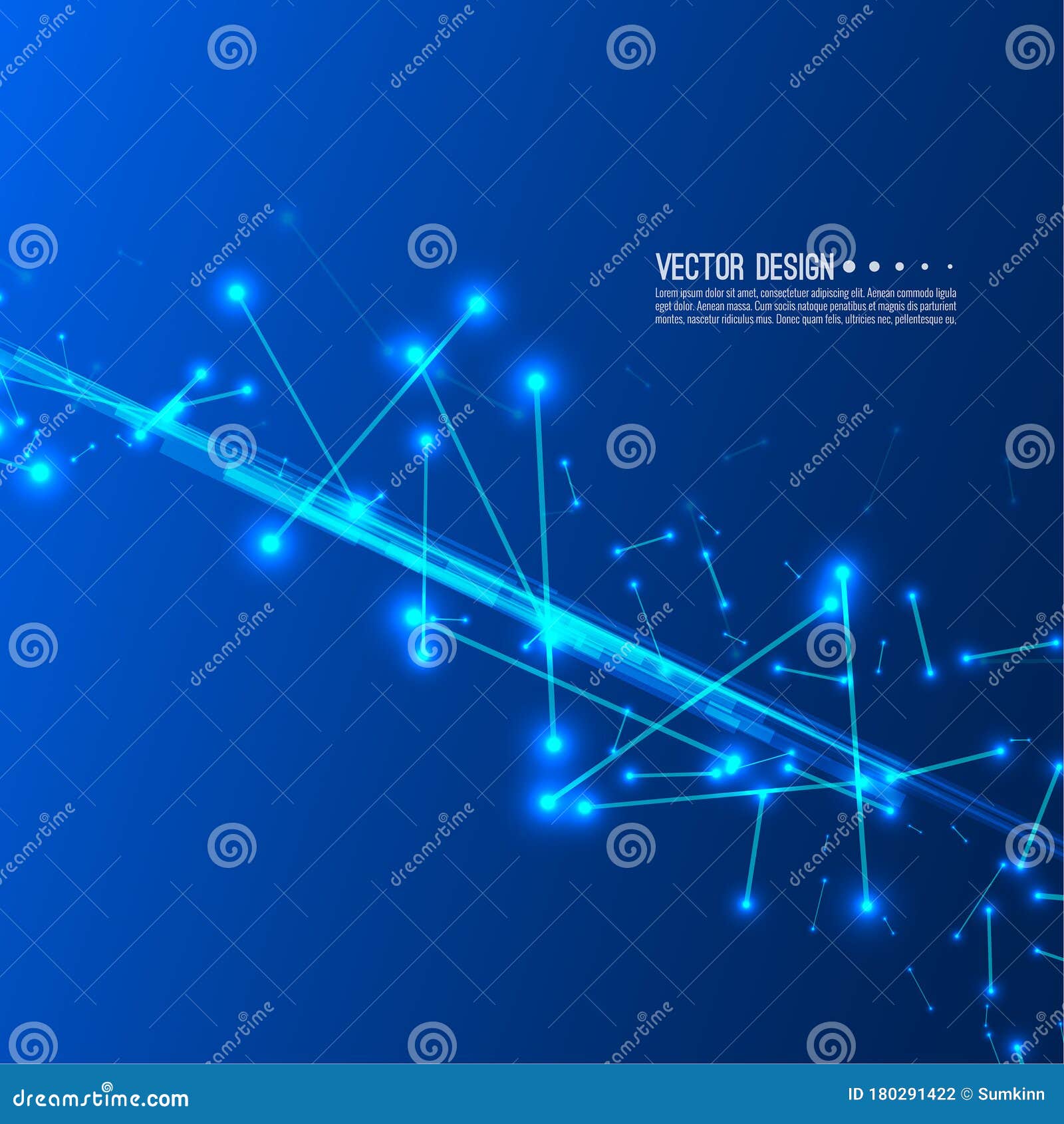 Techno Vector Illustration. Stock Vector - Illustration of dynamic ...